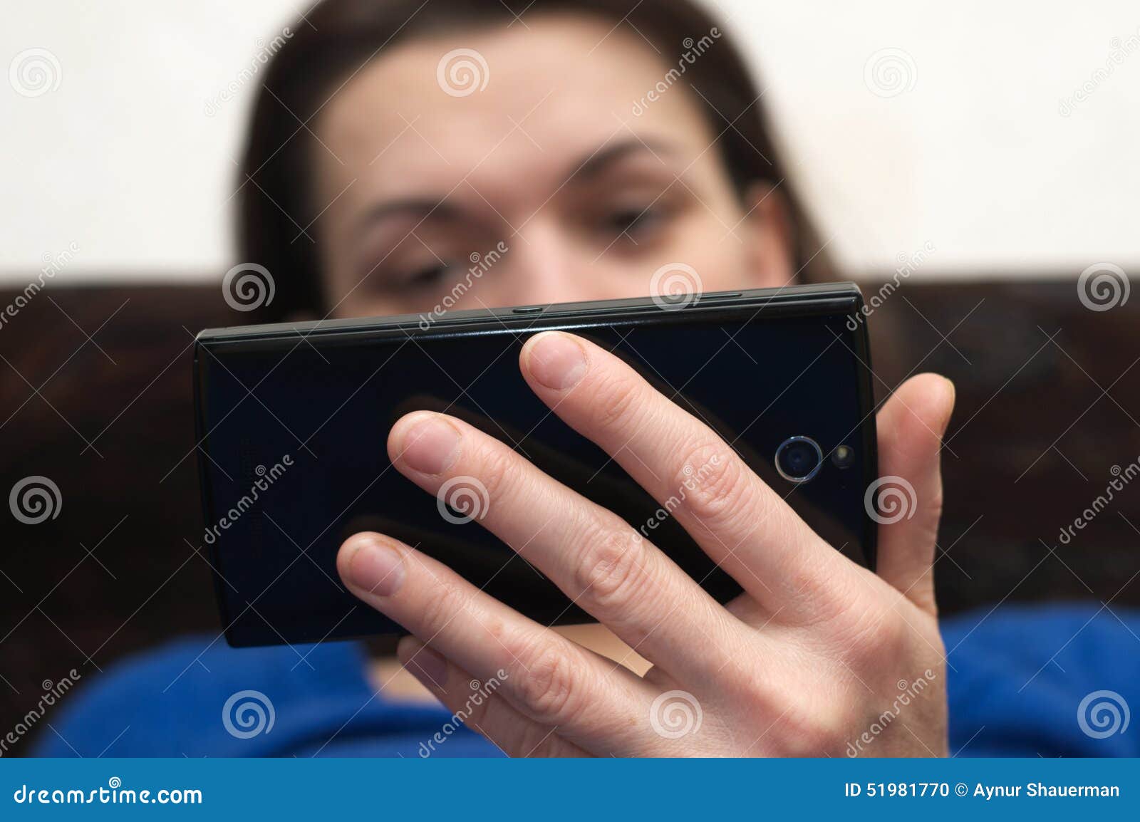 Woman Hands Holding Cell Phone Stock Photo - Image of stylishness ...