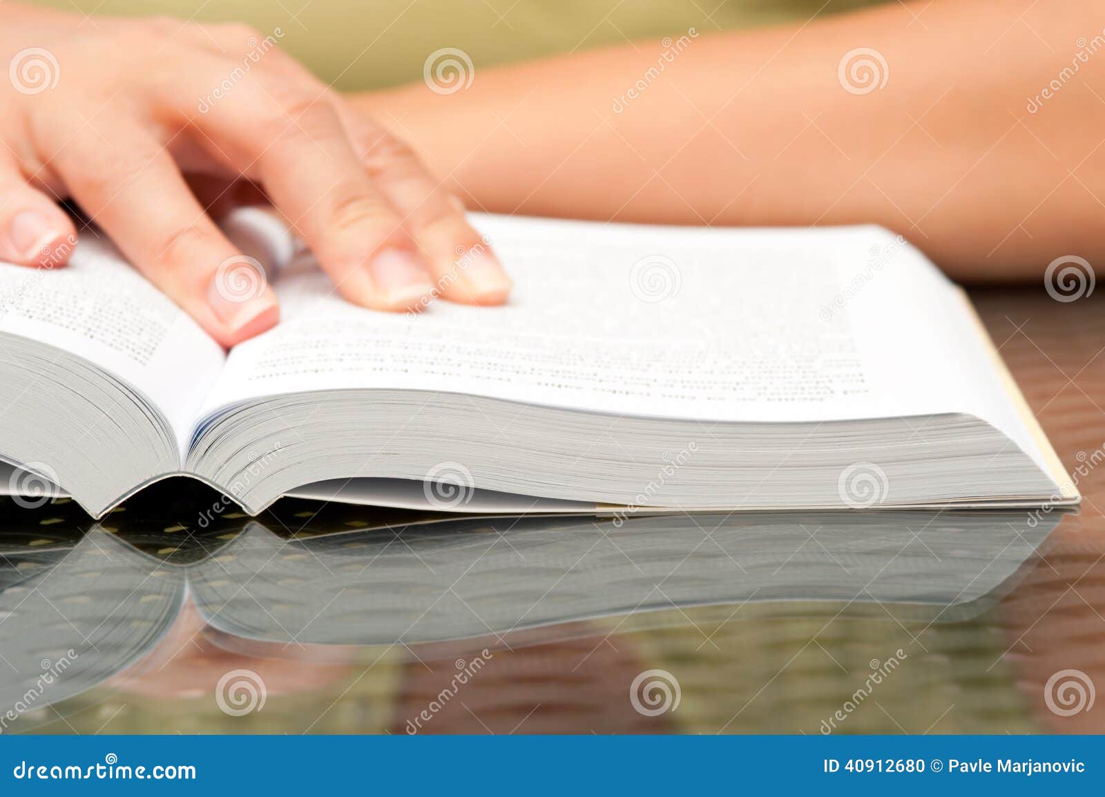 Woman Hands Holding Open Book Stock Photo - Image of education, concept ...