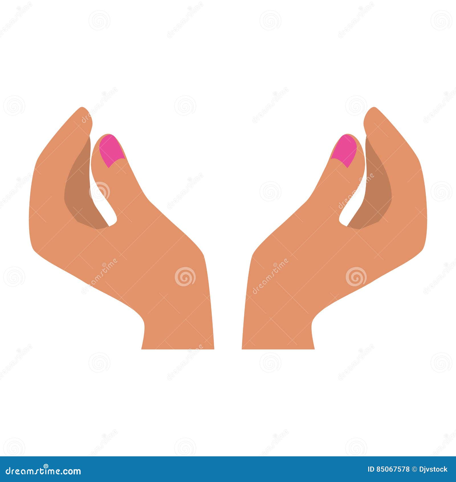Woman Hands Icon Image Design Stock Illustration - Illustration of ...