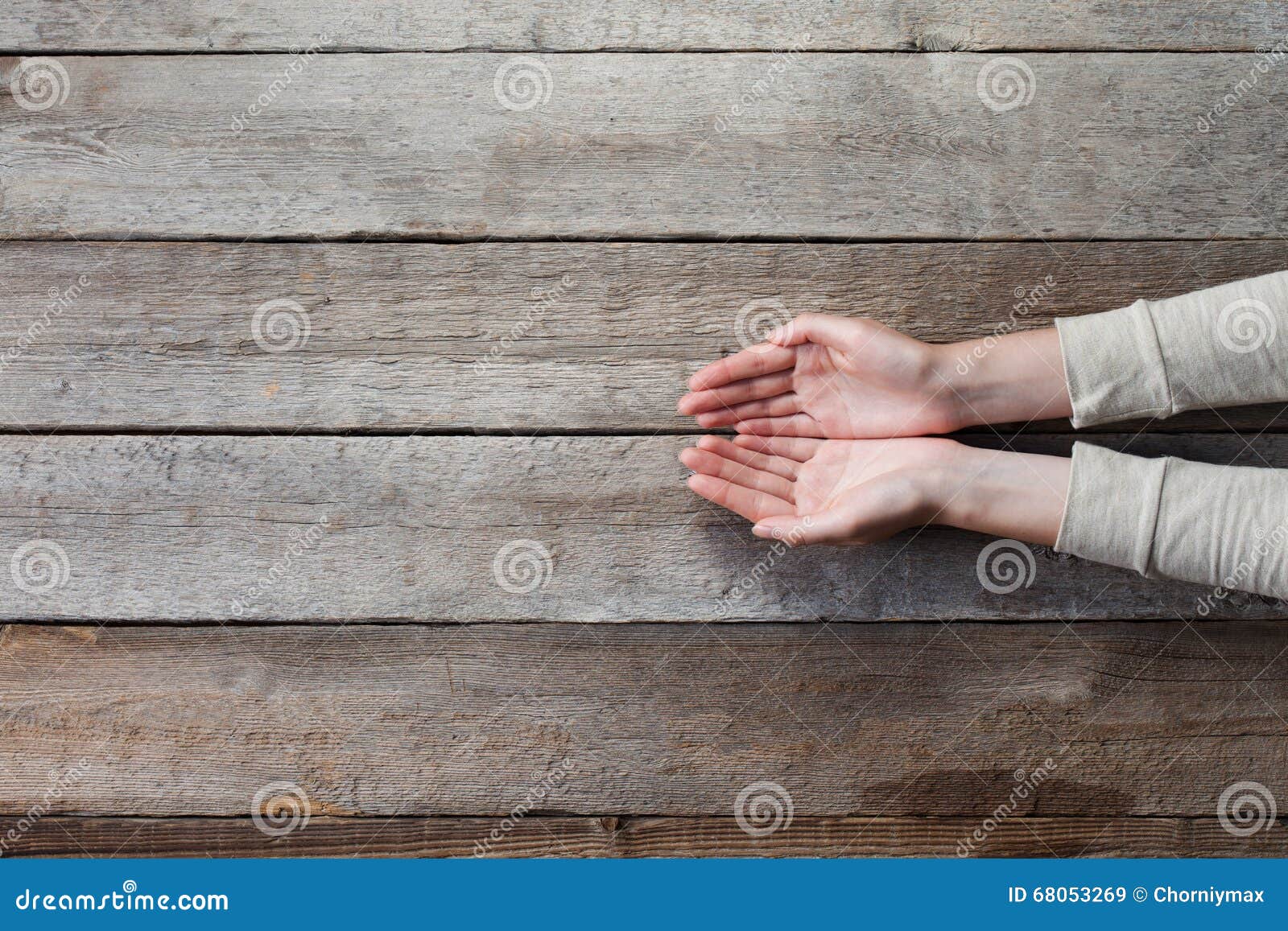 Woman Hands with Open Palms Stock Image - Image of isolated, faith ...