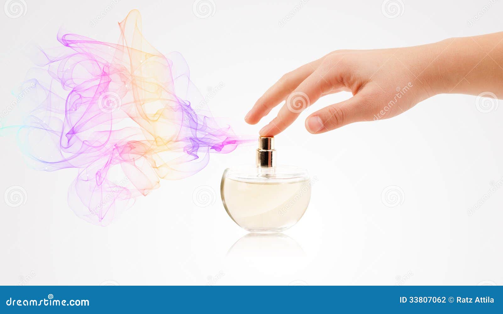 Woman Hands Spraying Perfume Stock Photo - Image of copy, incense: 33807062