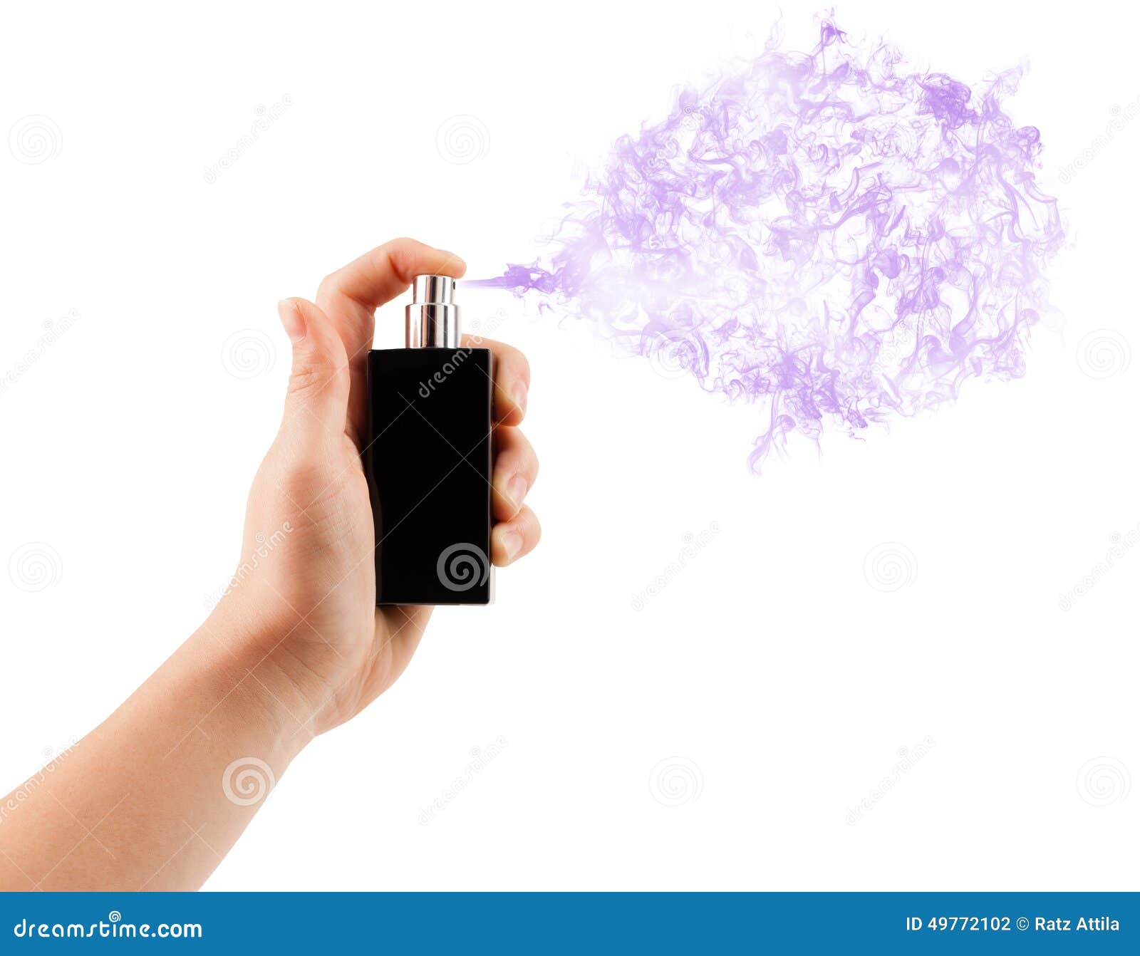 Woman Hands Spraying Perfume Stock Photo - Image of bouquet, beautiful ...