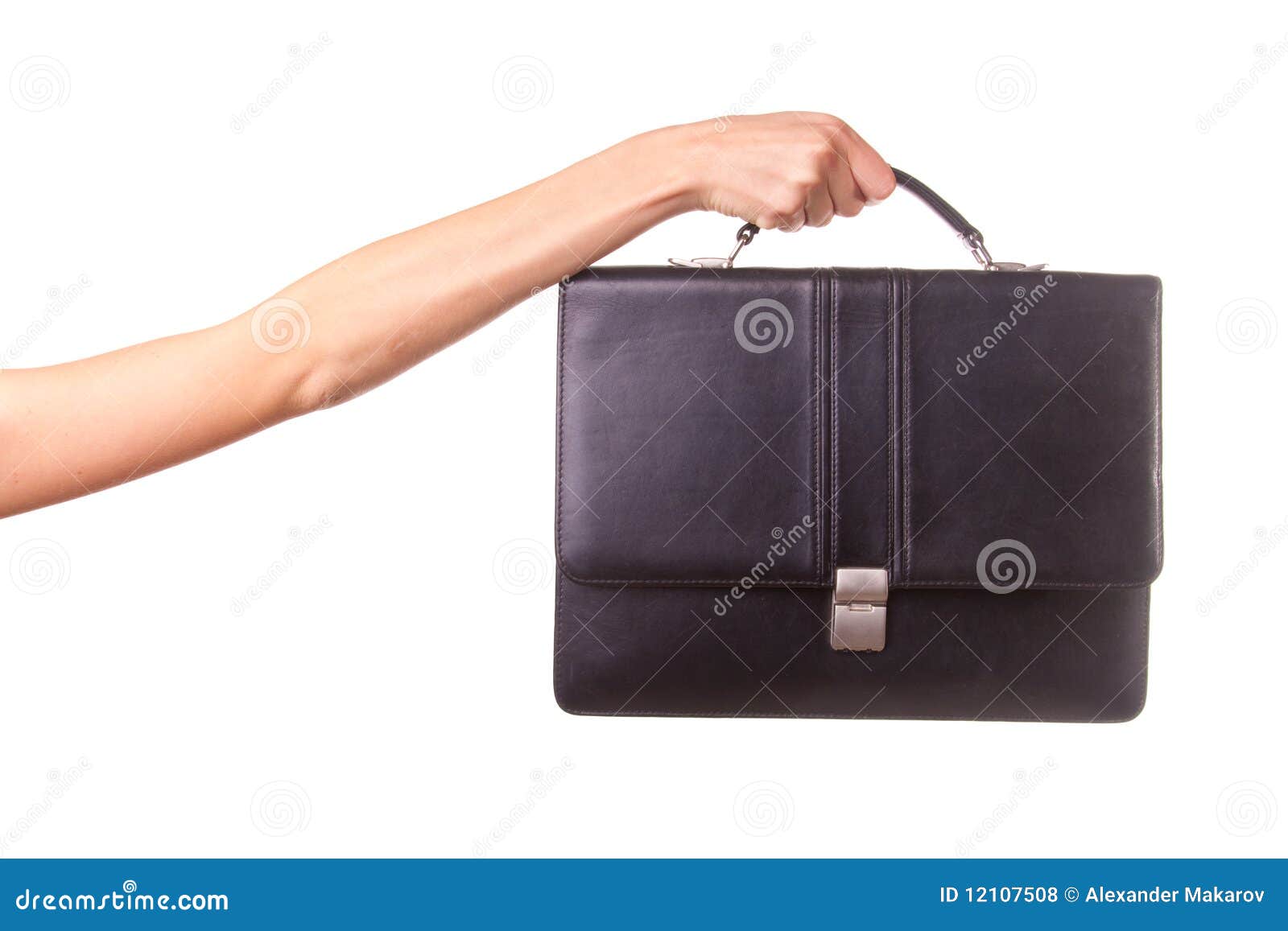 Woman hands and suitcase. stock photo. Image of human - 12107508