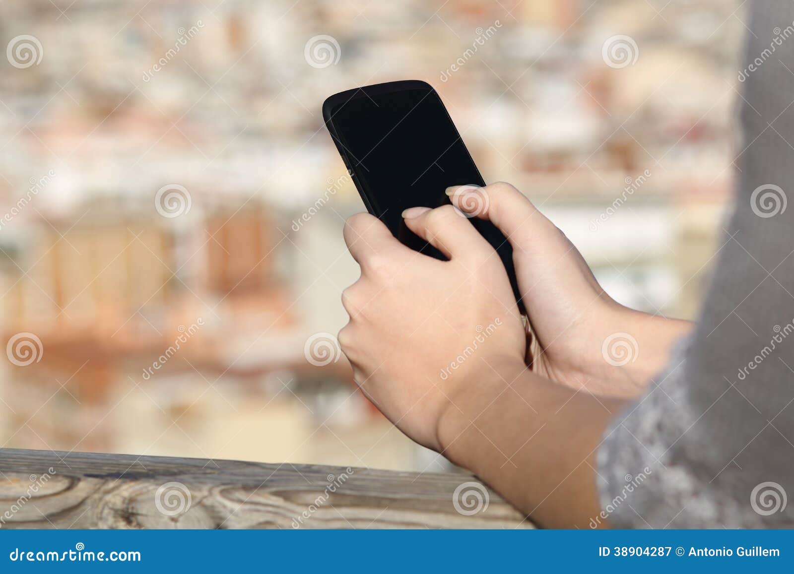 Woman Hands Texting on a Smart Phone Stock Image - Image of hand ...