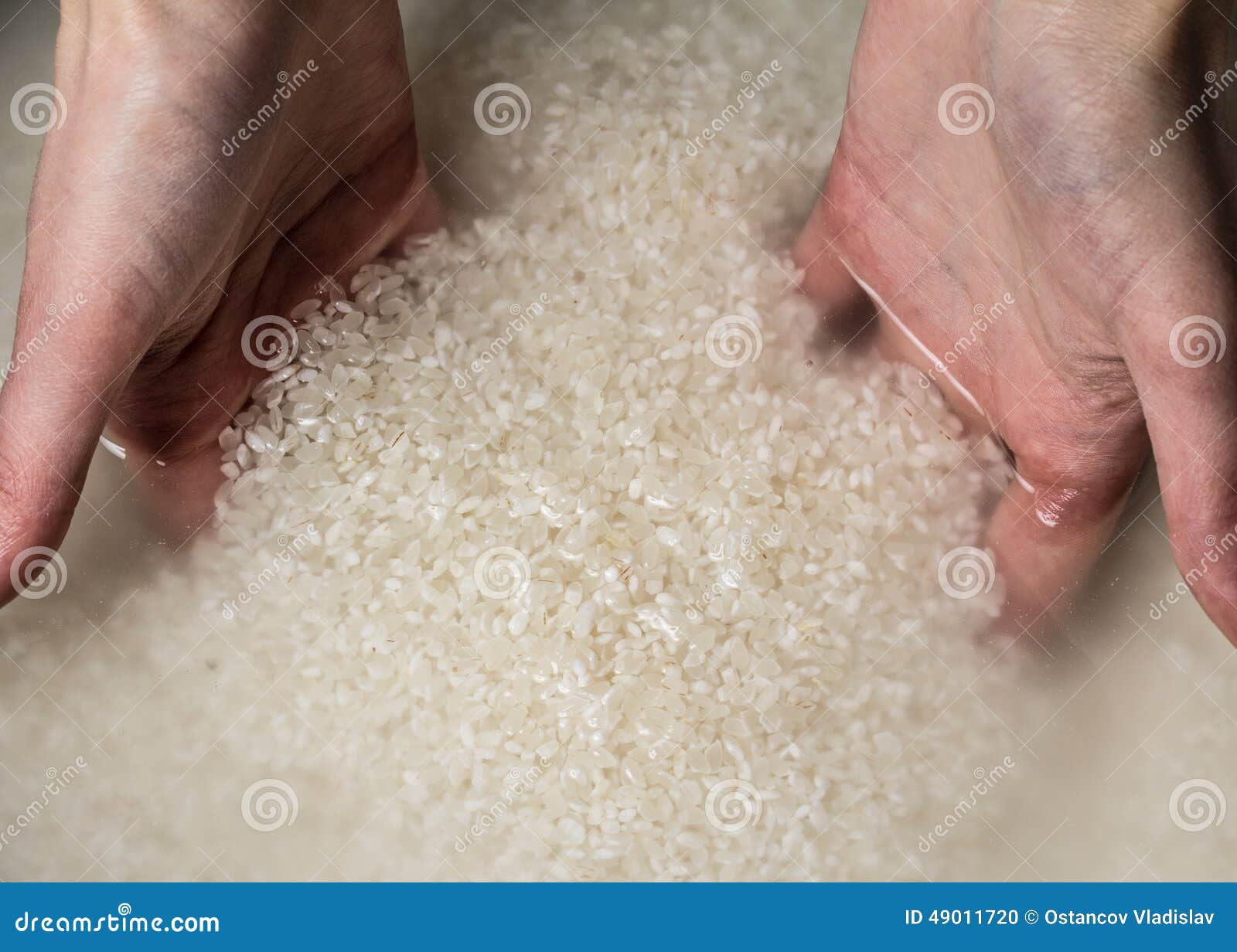 Woman Hands Washing Rice stock photo. Image of fresh - 49011720