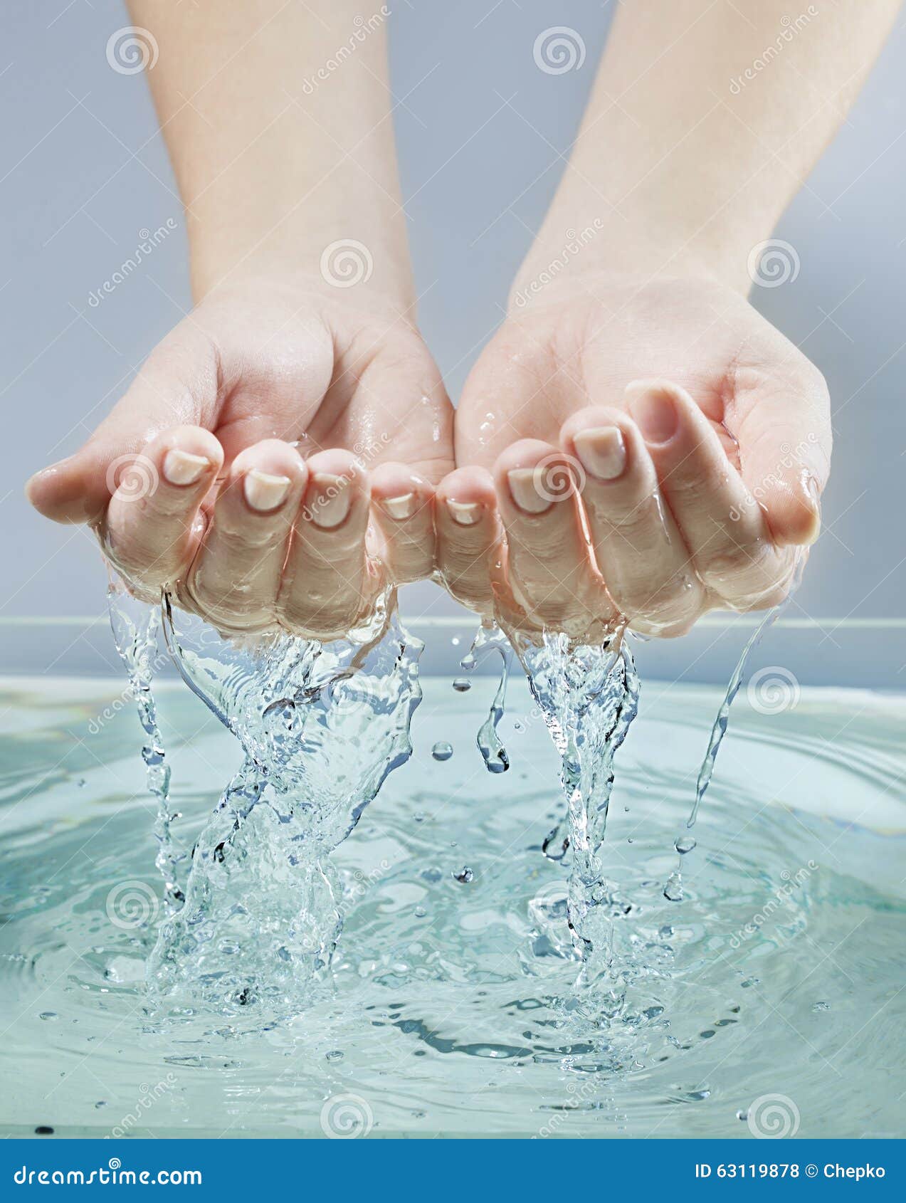 Woman hands in water stock photo. Image of nature, cleanse - 63119878