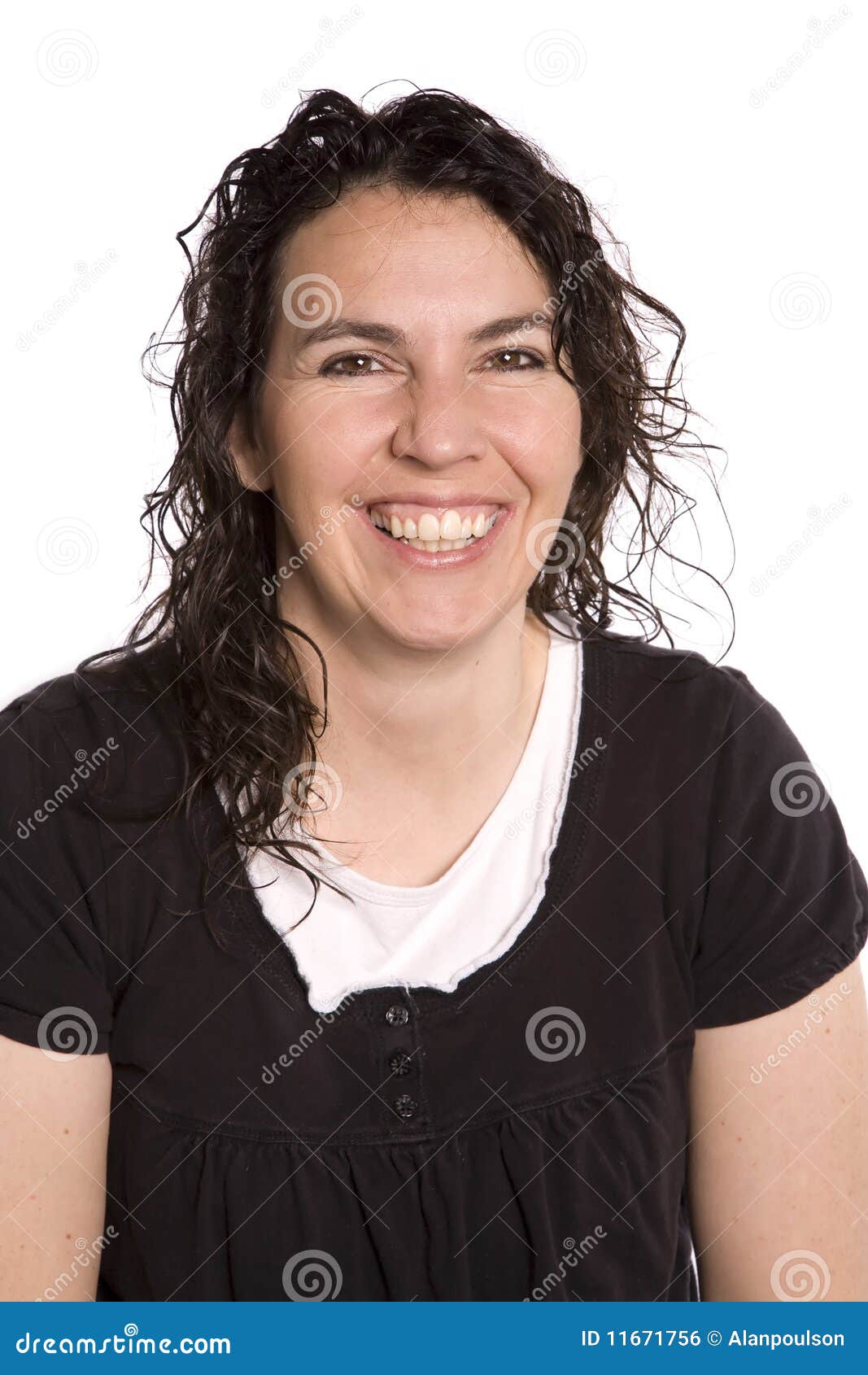 Woman with Happy Expression Stock Photo - Image of gorgeous, glamour ...