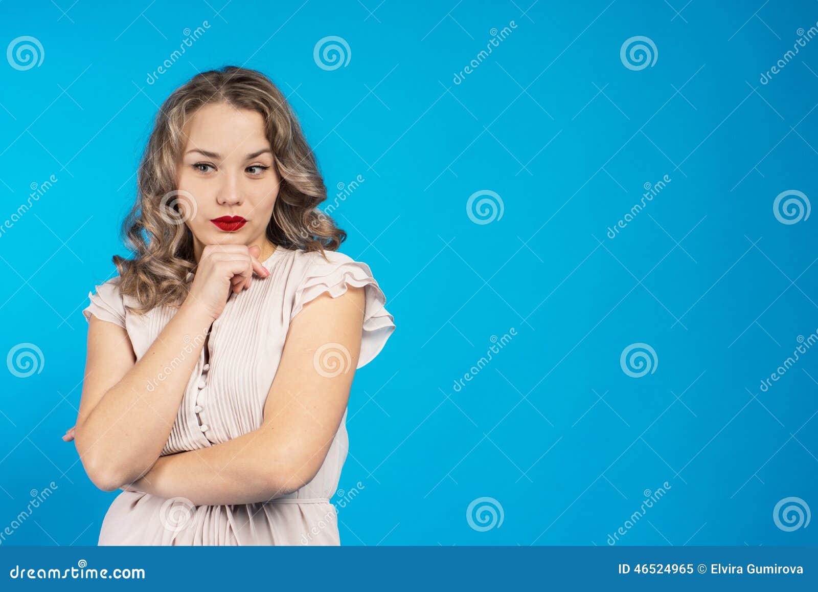 Woman has an idea stock image. Image of career, brave - 46524965