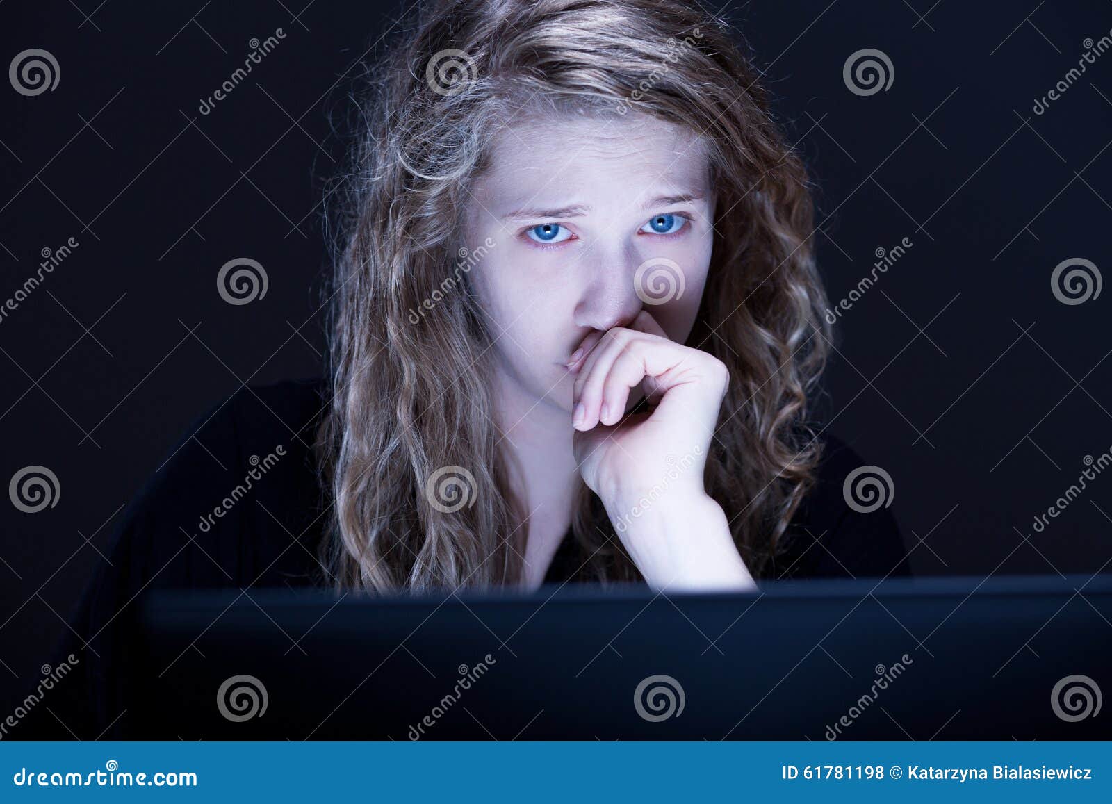Woman has lots of problems stock photo. Image of harassment - 61781198