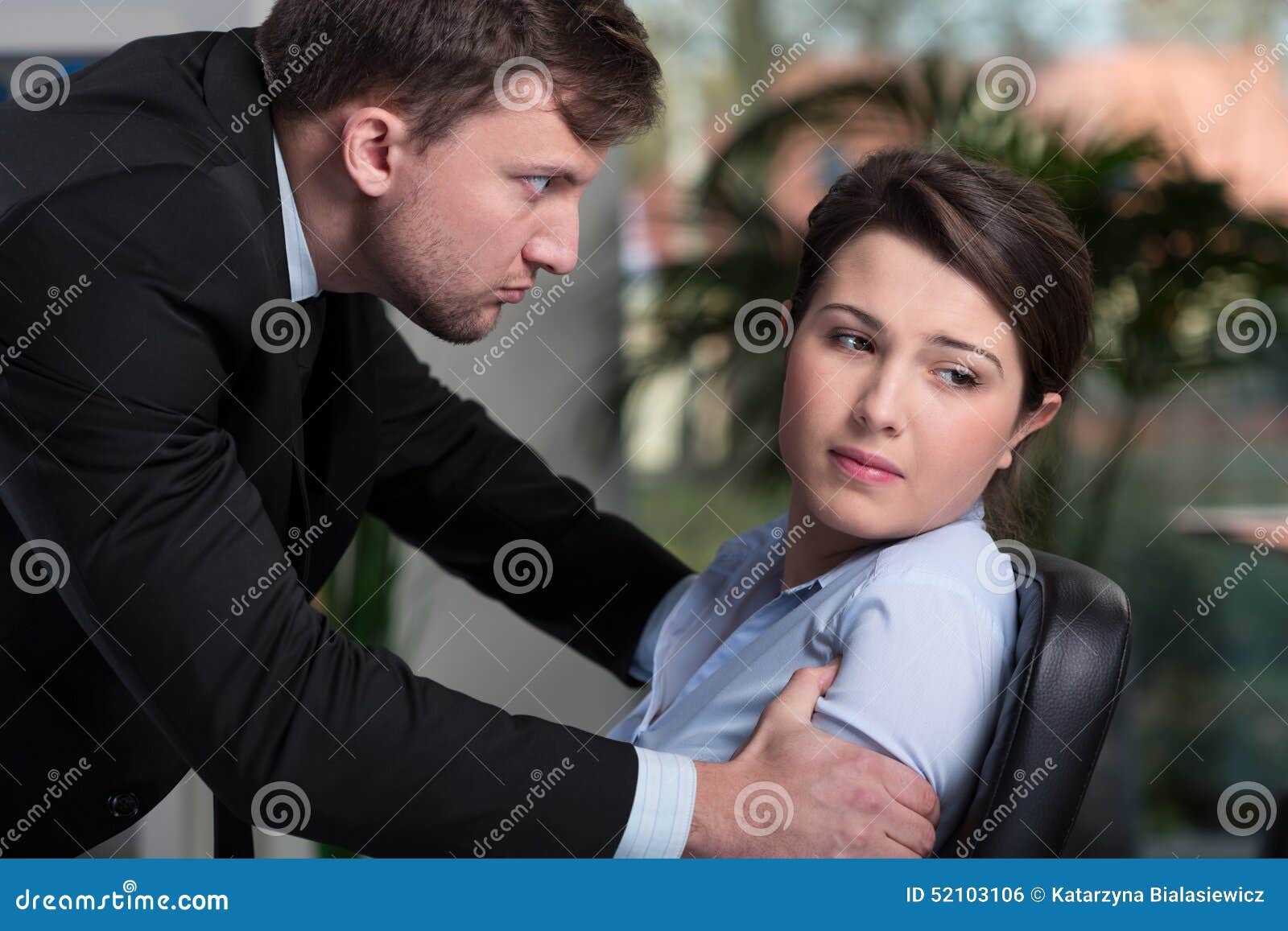 Woman Has Problems in the Office Stock Photo - Image of mobbing ...
