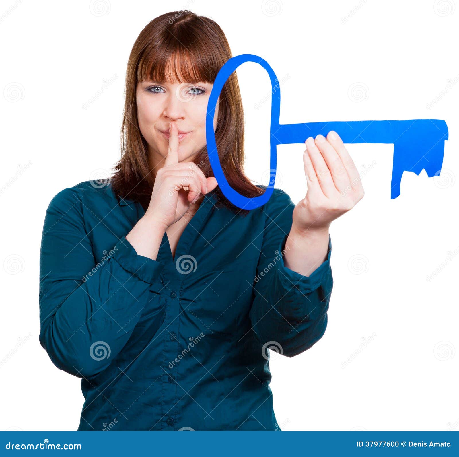 Woman has a secret stock photo. Image of keys, keyhole - 37977600