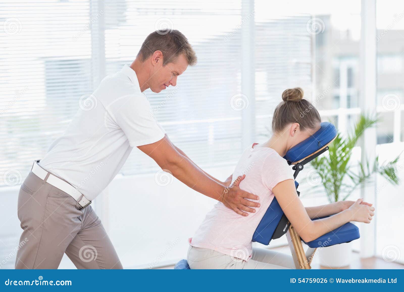 Woman having back massage stock photo. Image of people - 54759026