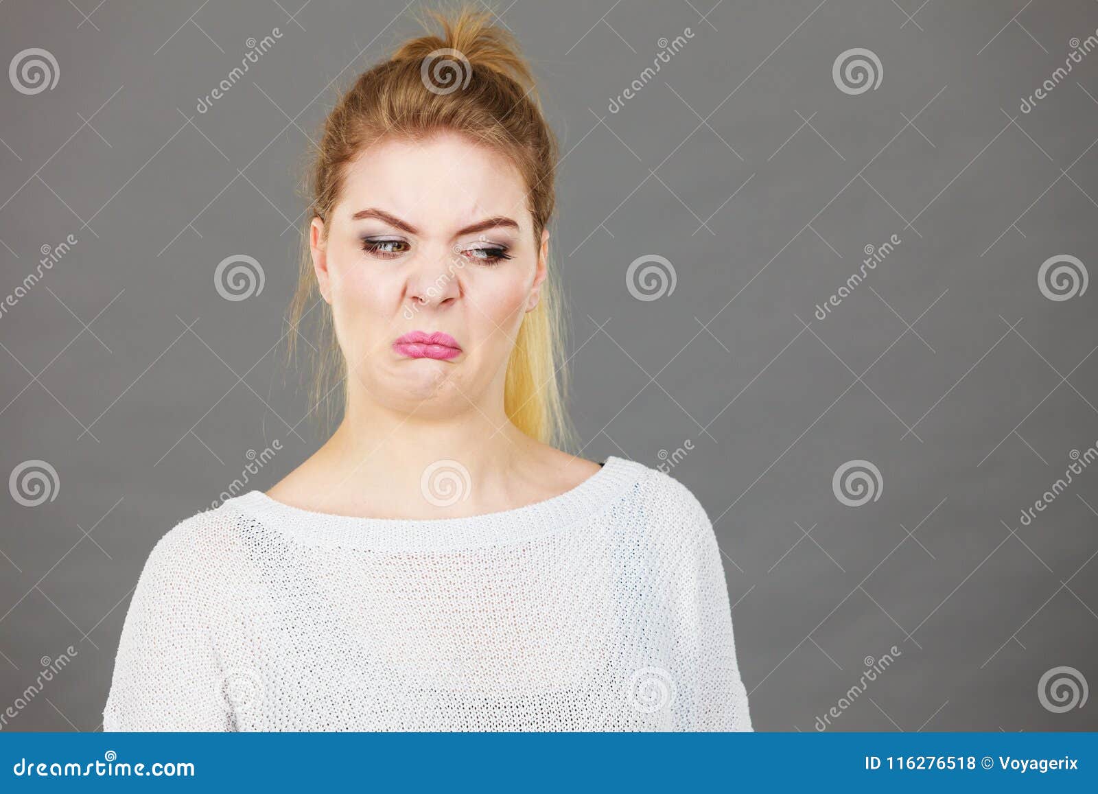 Woman Disgusted Woman Disgusted