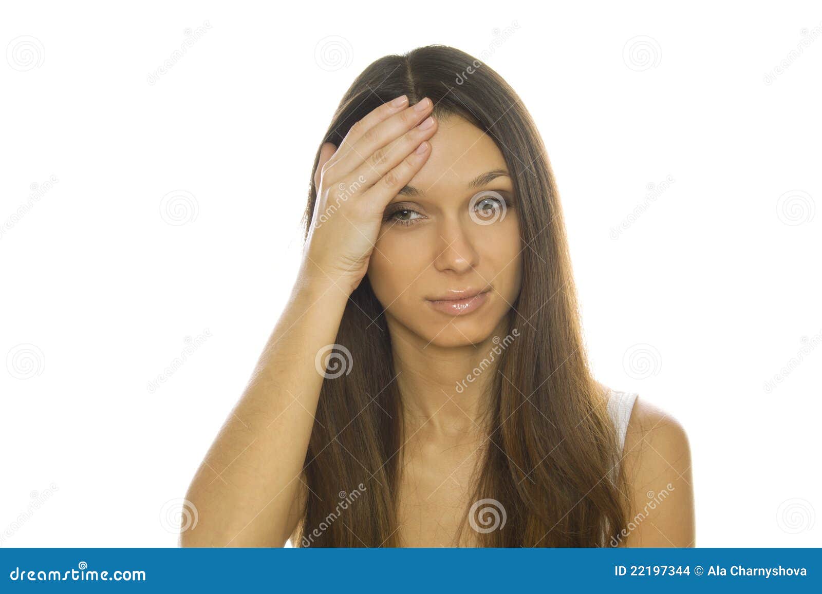 Woman Having Splitting Headache Stock Photo - Image of females ...