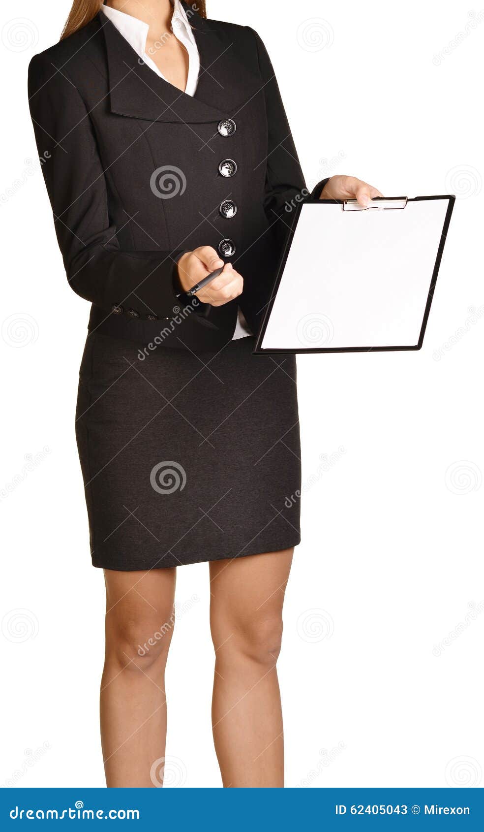 Woman Headless Holding A Blank White Board Stock Photography ...
