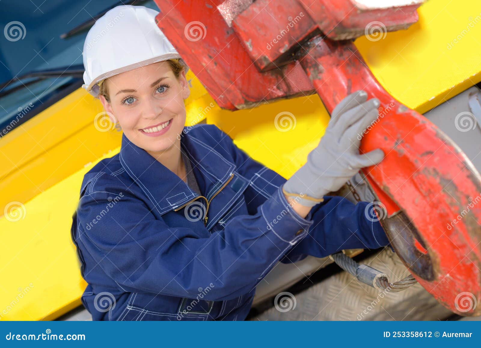 Woman Heavy Equipment Operator Stock Photo - Image of rule, operation ...