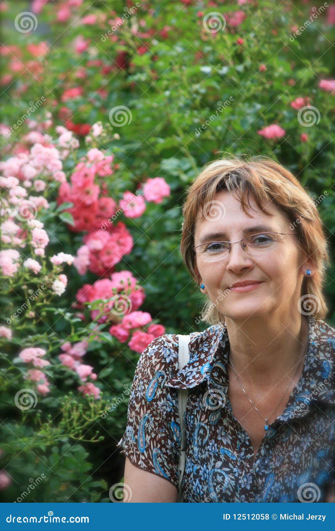 Woman in her 40s stock photo. Image of stylish, garden - 12512058