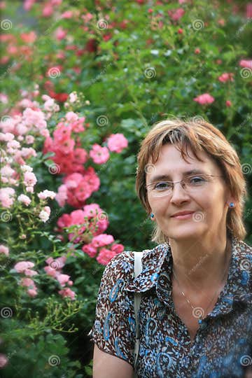 Woman in her 40s stock photo. Image of stylish, garden - 12512058