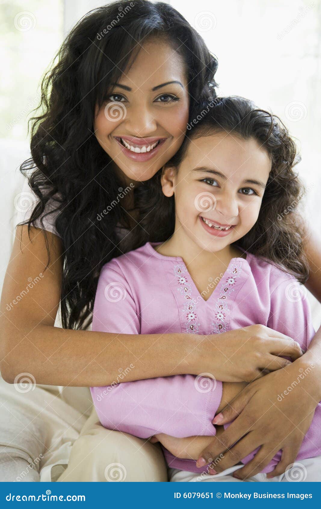 A woman with her daughter stock image. Image of domestic - 6079651