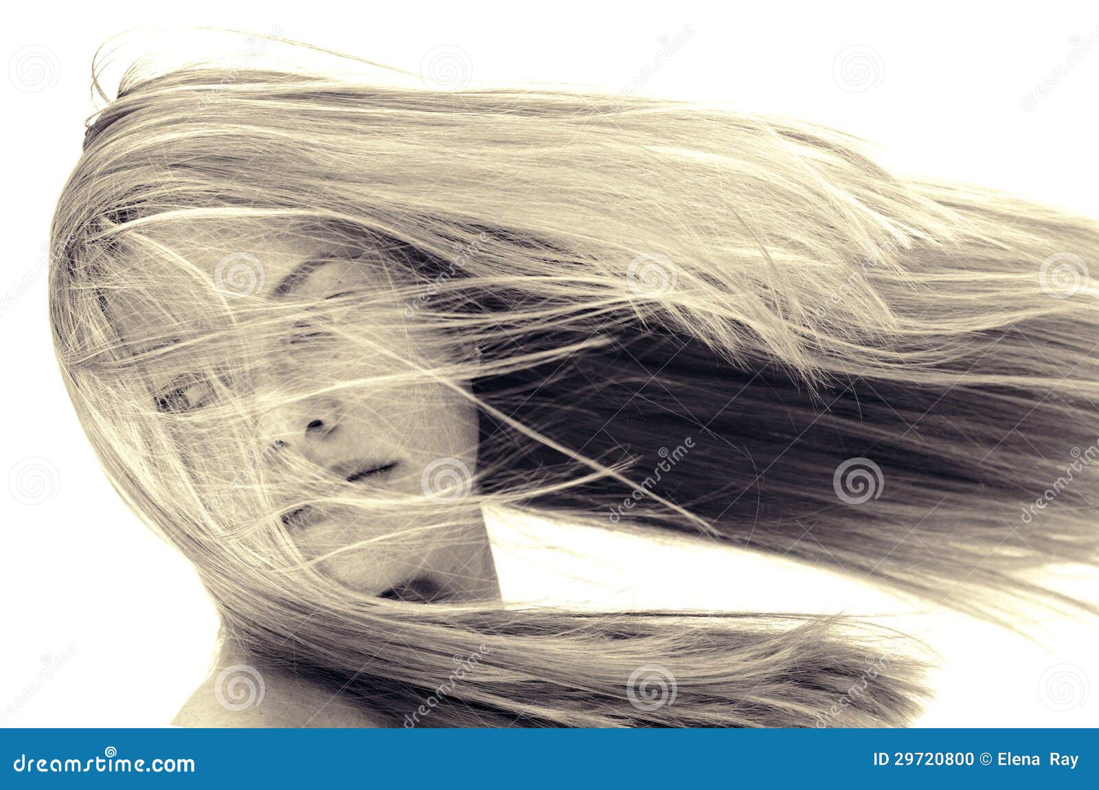 Flowing Hair stock photo. Image of health, head, wellness - 29720800