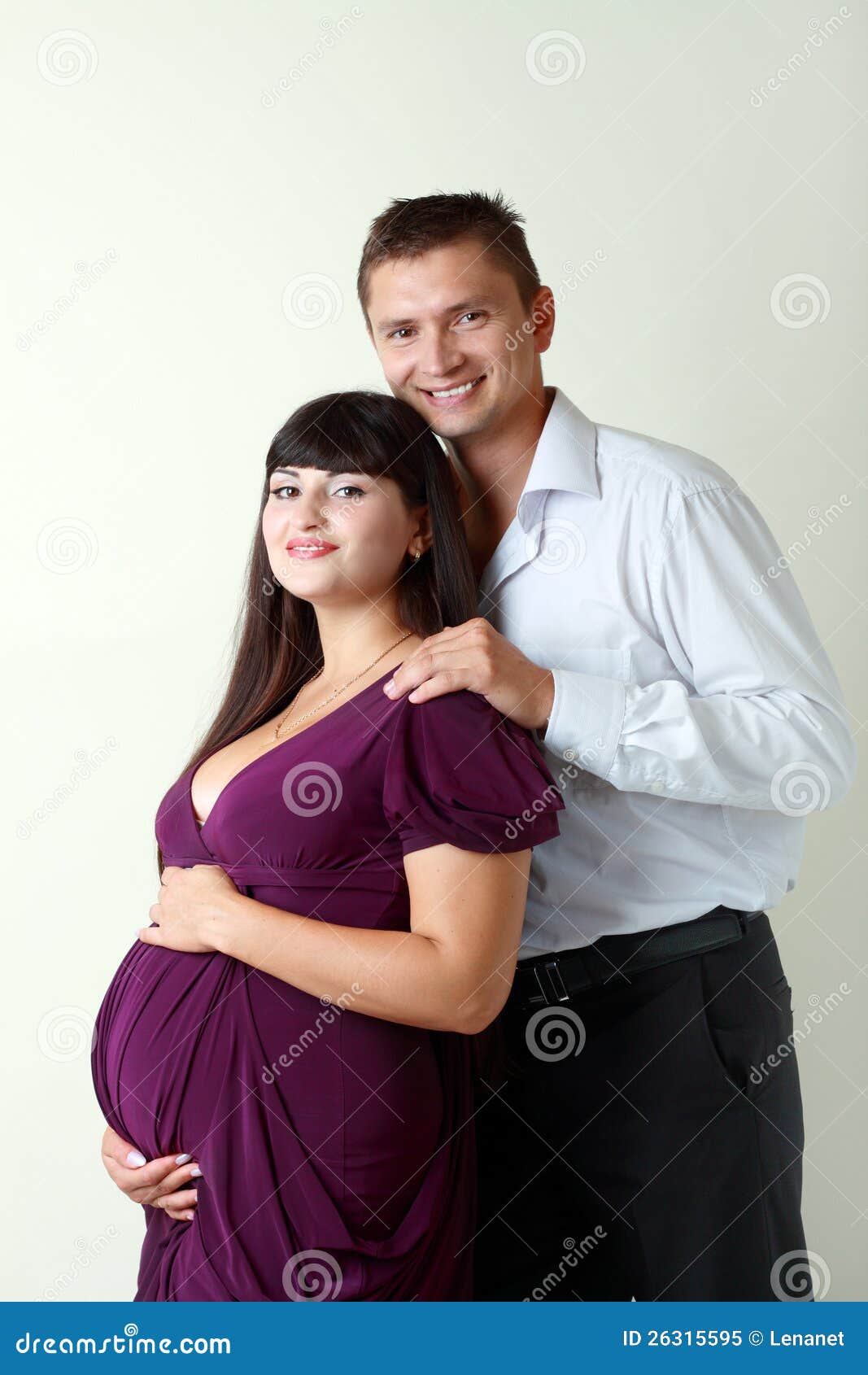 Woman with her husband stock image. Image of femininity - 26315595