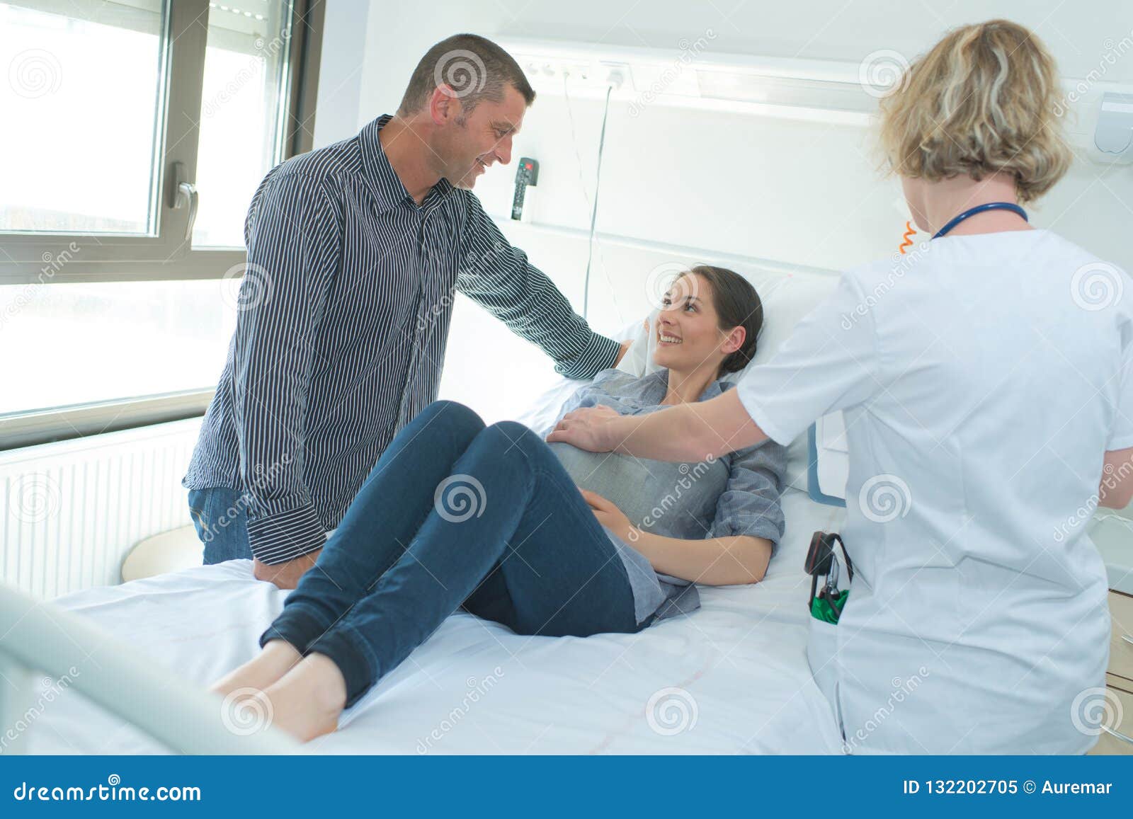 Woman on her labor stock image. Image of family, delivery - 132202705