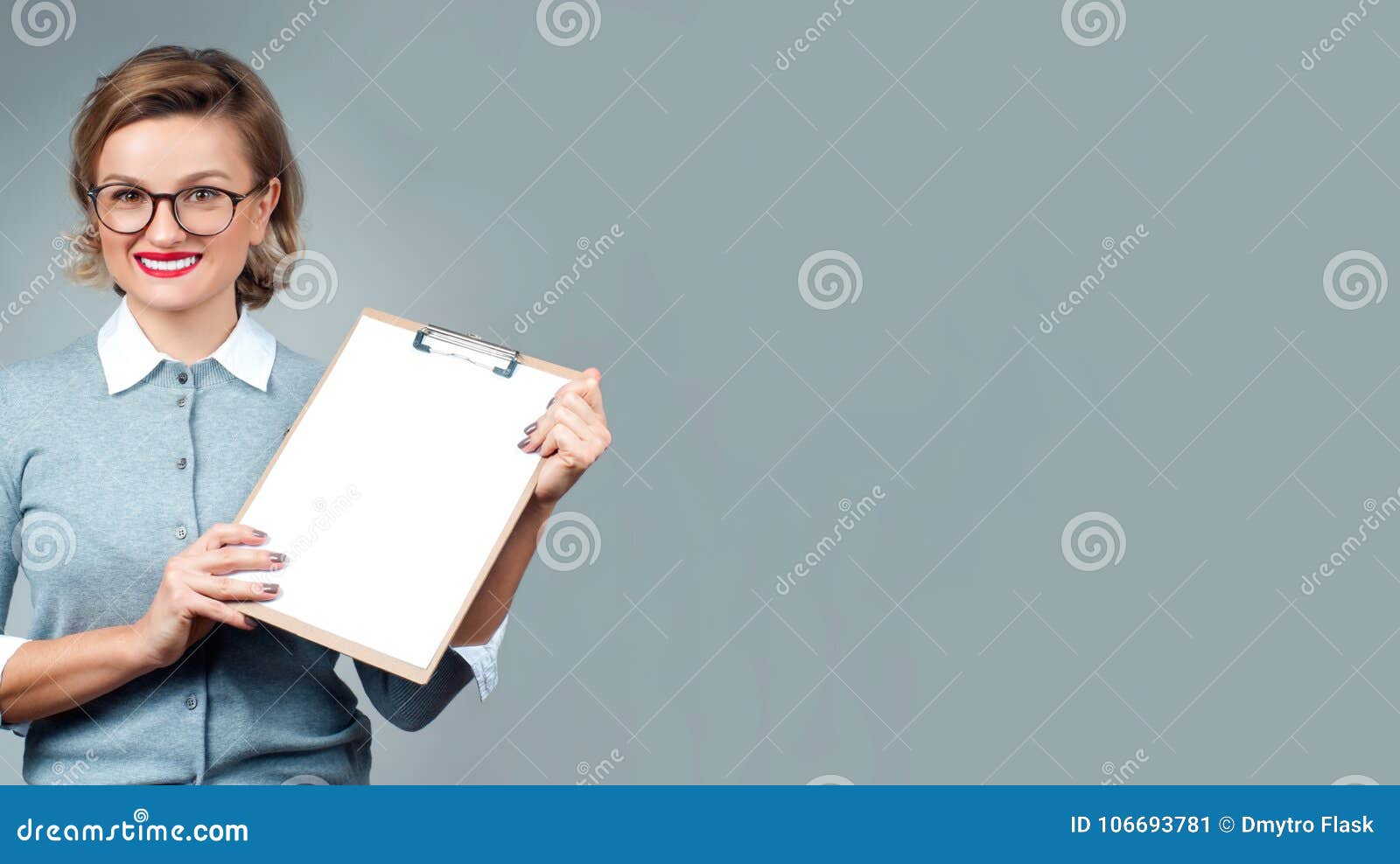 Woman Holding Blank Paper Clipboard Stock Image - Image of girl ... Woman Holding Blank Paper Clipboard Stock Image - Image of girl ...