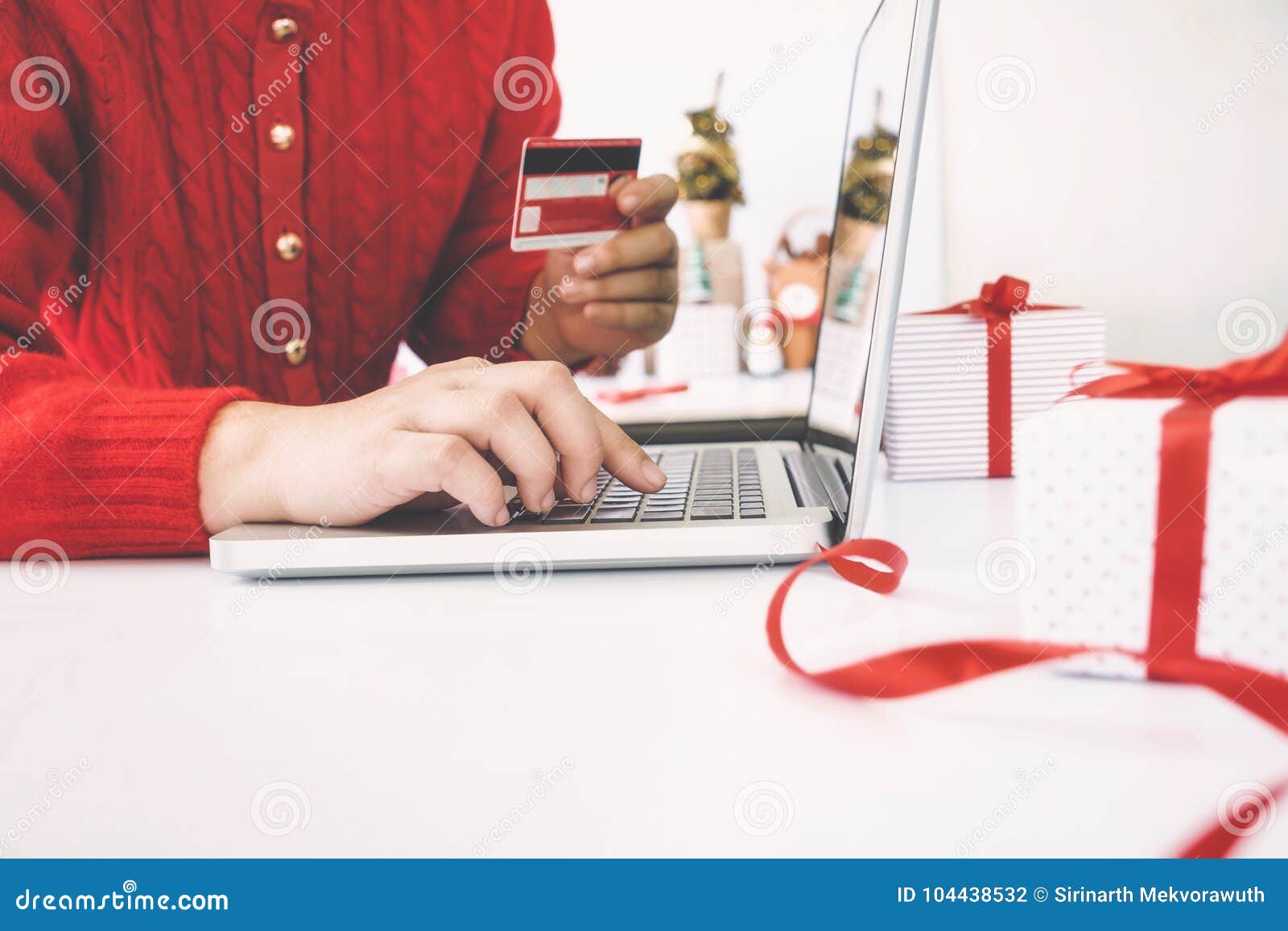 Woman Holding Credit Card and Shopping Online. Stock Photo - Image of ... Woman Holding Credit Card and Shopping Online. Stock Photo - Image of ...