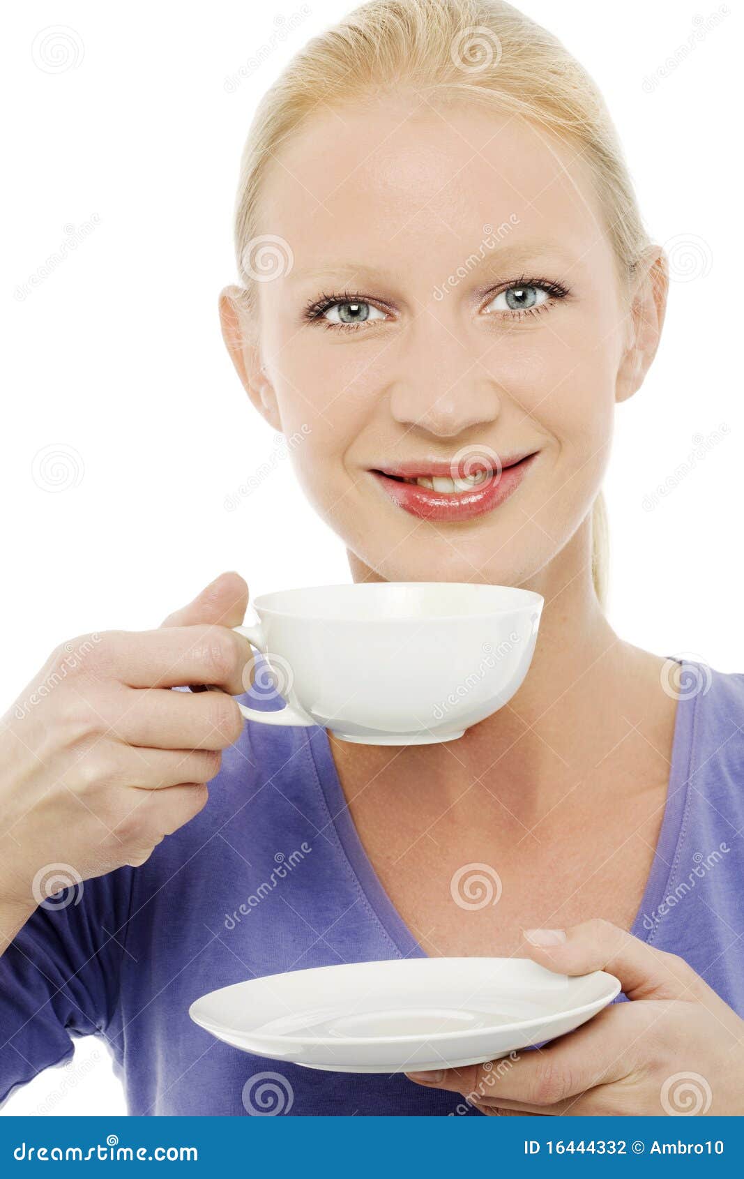 Woman holding a cup of tea stock photo. Image of indoor - 16444332