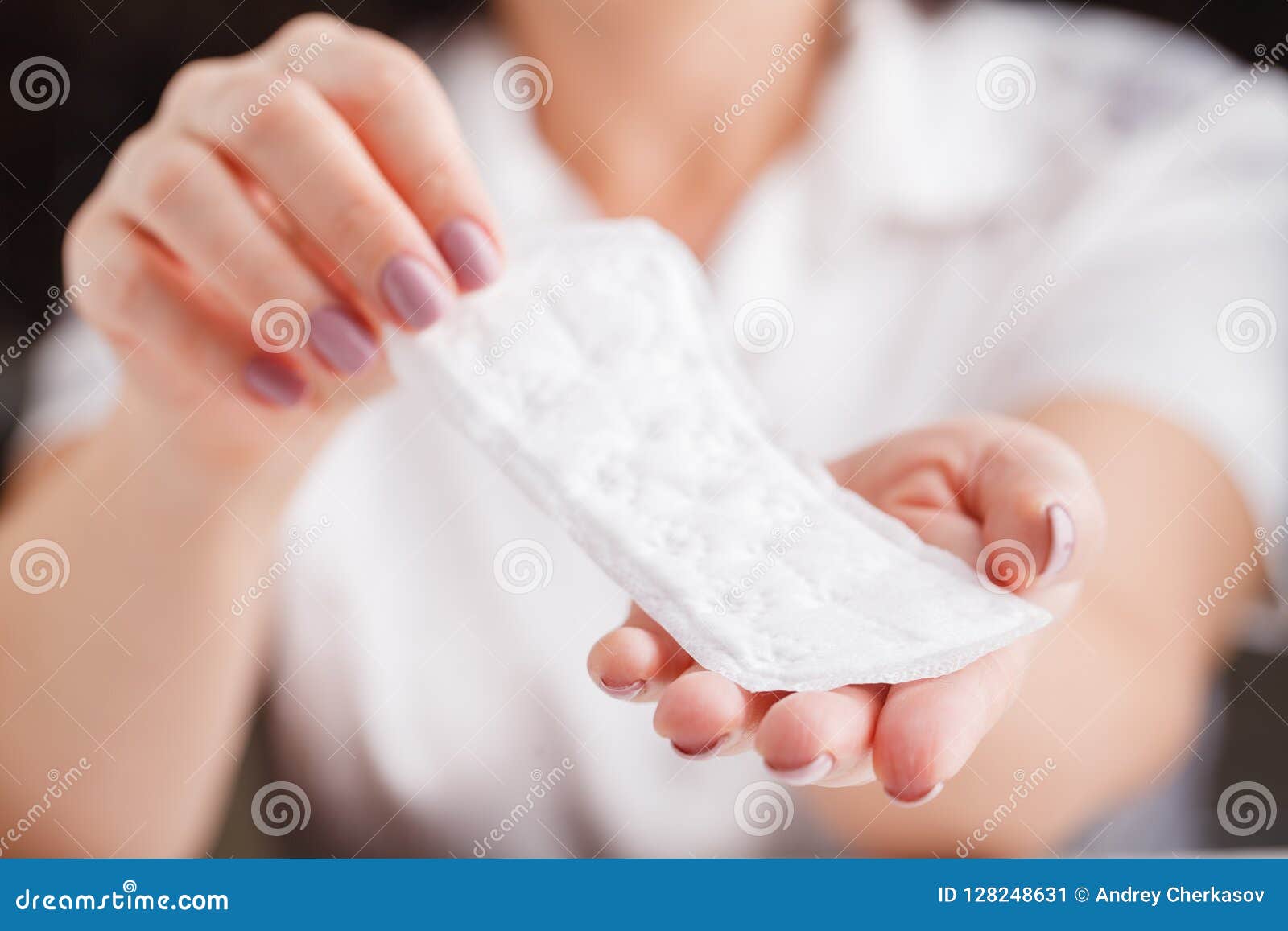 Woman holding a pad stock image. Image of female, woman - 128248631