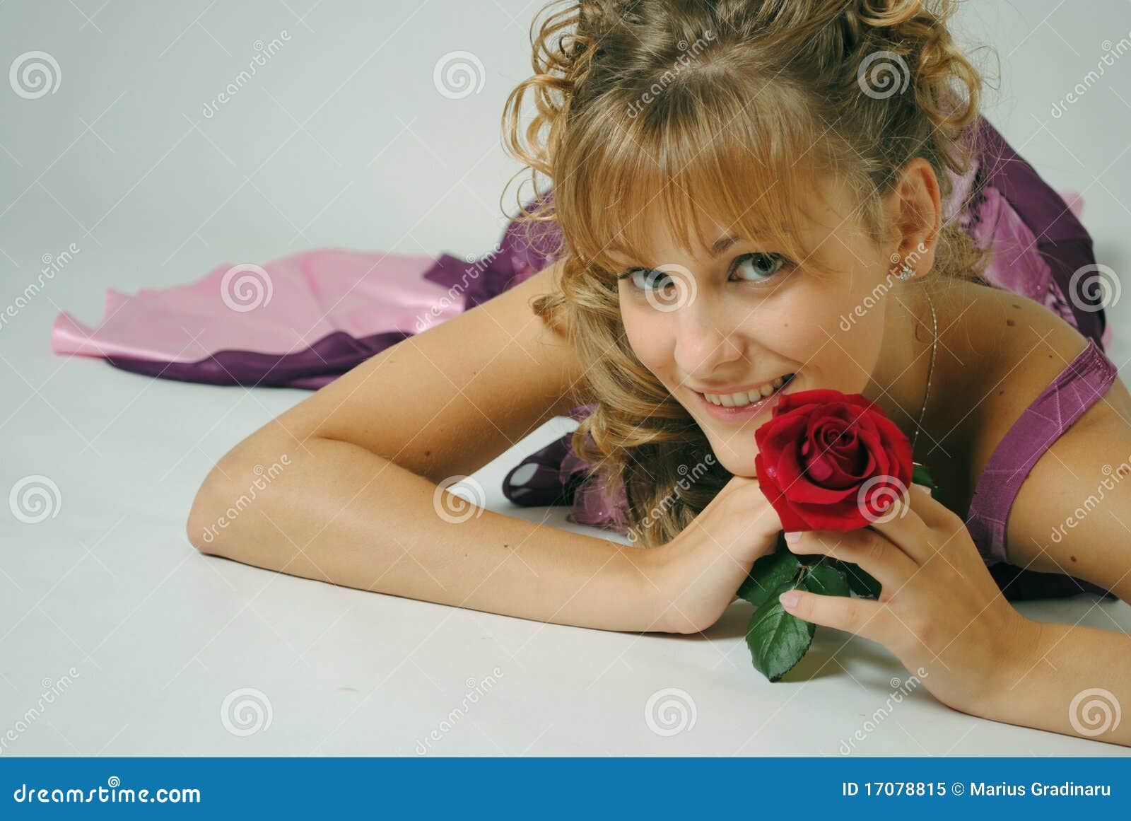 Woman holding a red rose stock image. Image of beautiful - 17078815