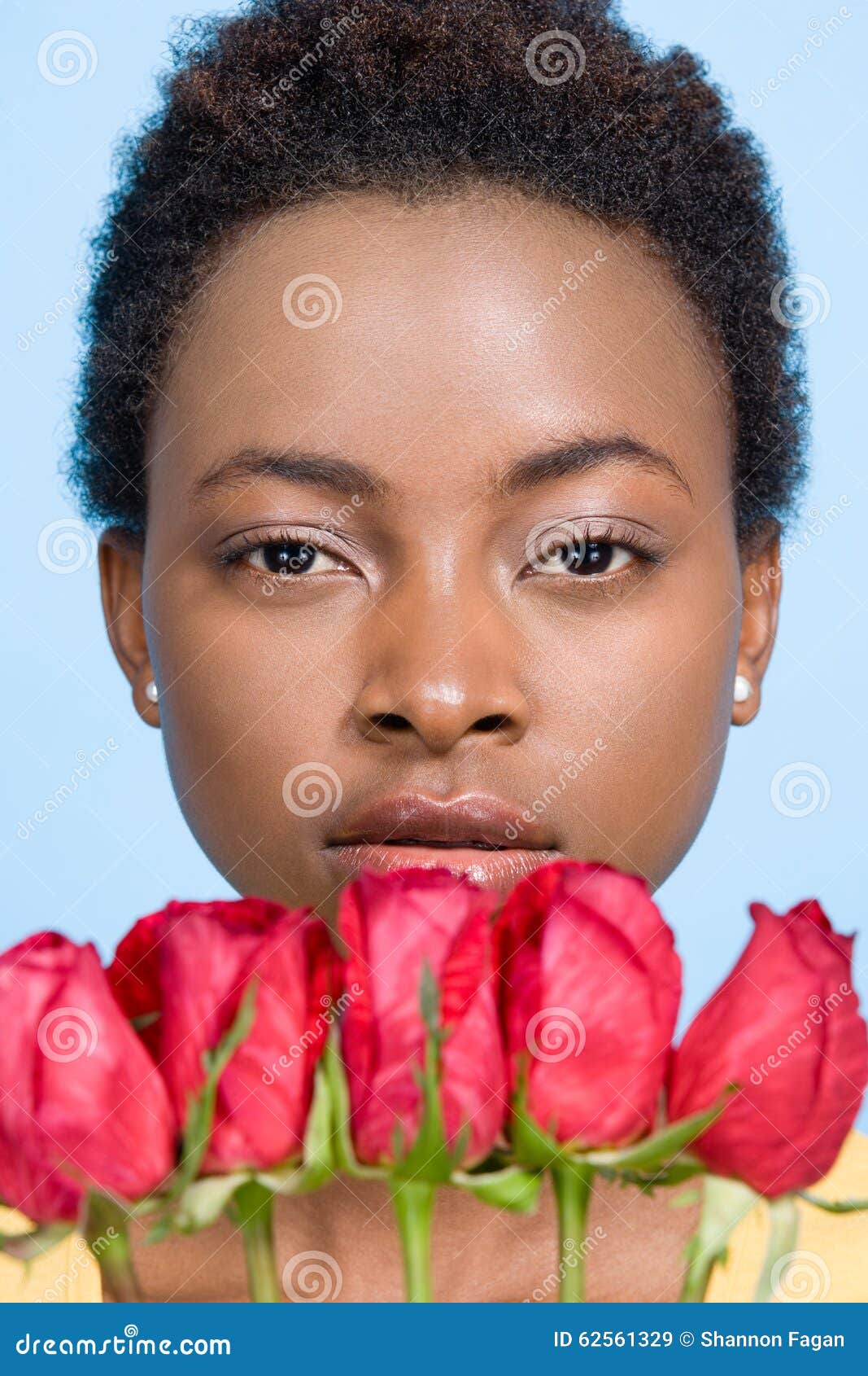 Woman holding roses stock image. Image of black, flower - 62561329