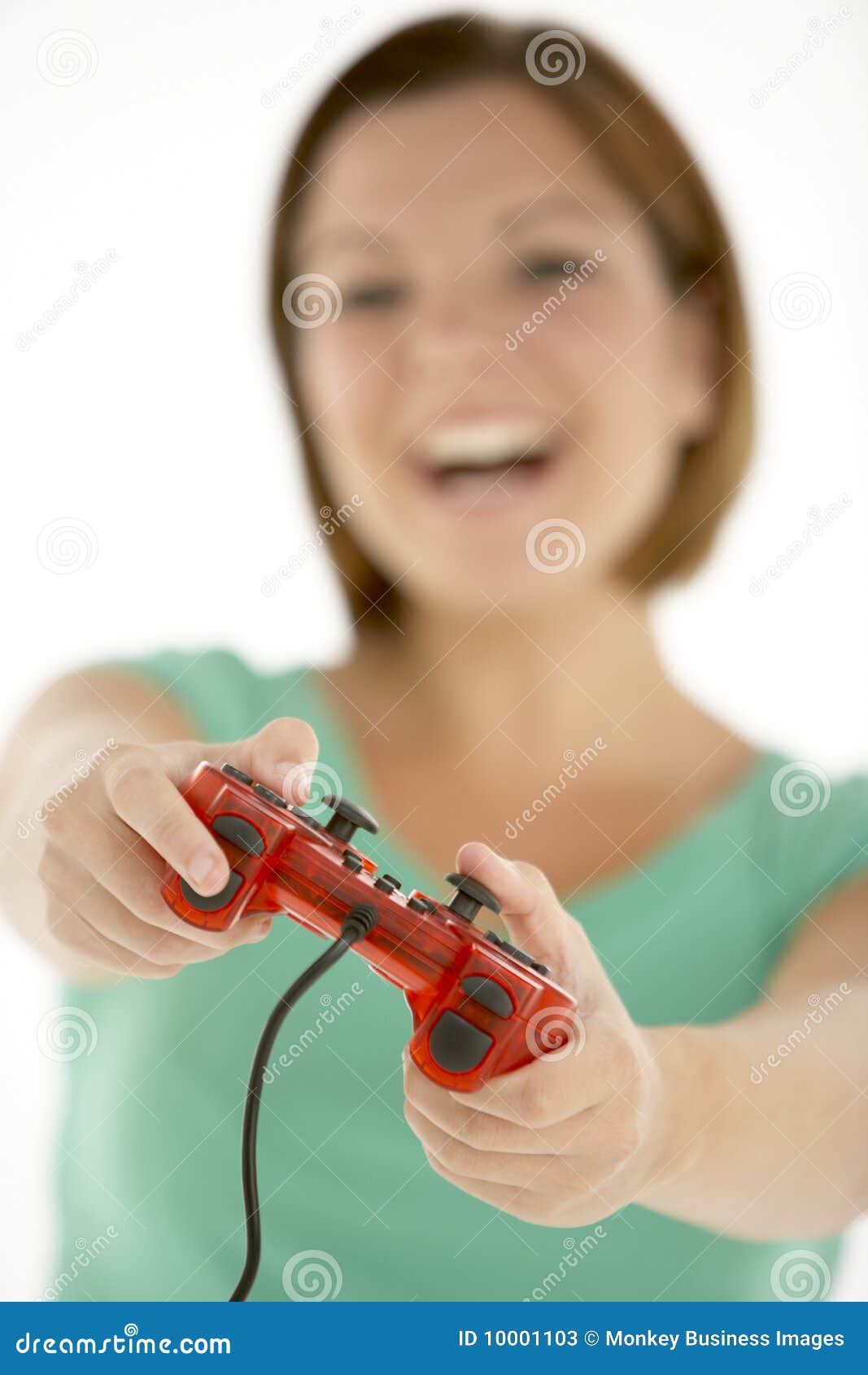 Woman Holding Video Game Controller Stock Image - Image of twenties ... Woman Holding Video Game Controller Stock Image - Image of twenties ...