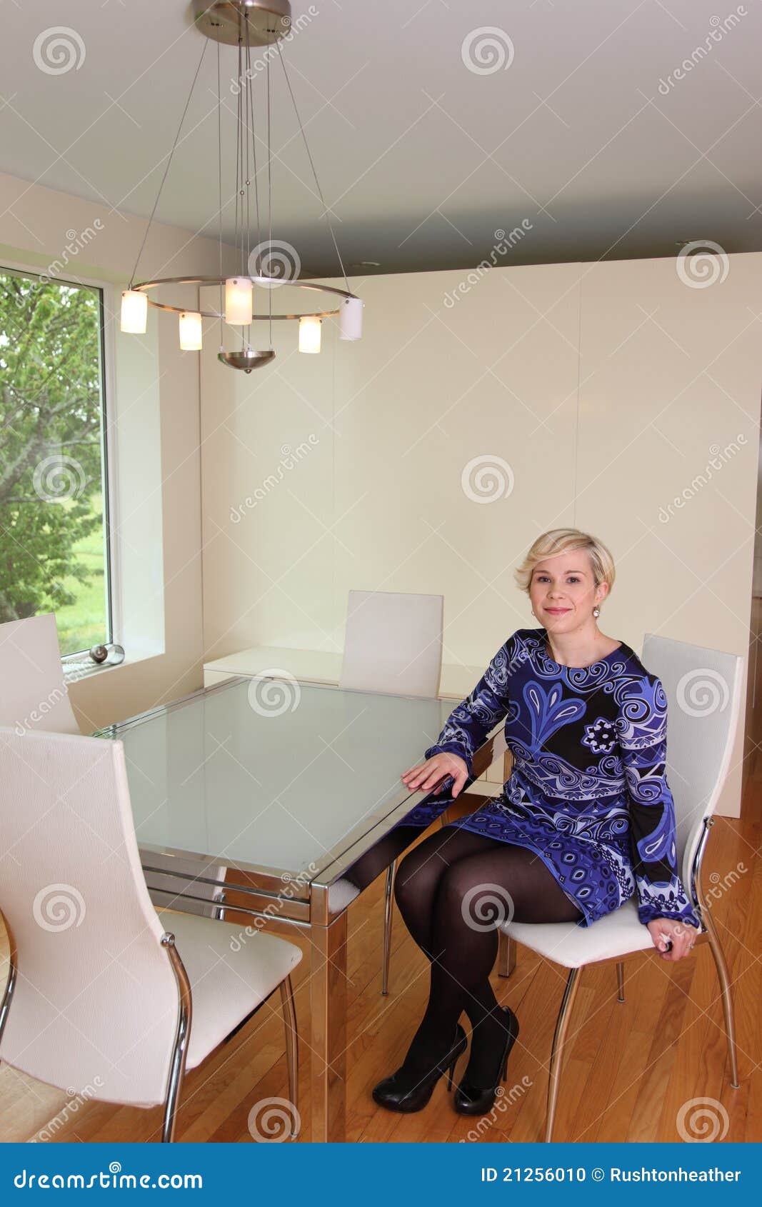Woman at home stock photo. Image of show, home, design - 21256010