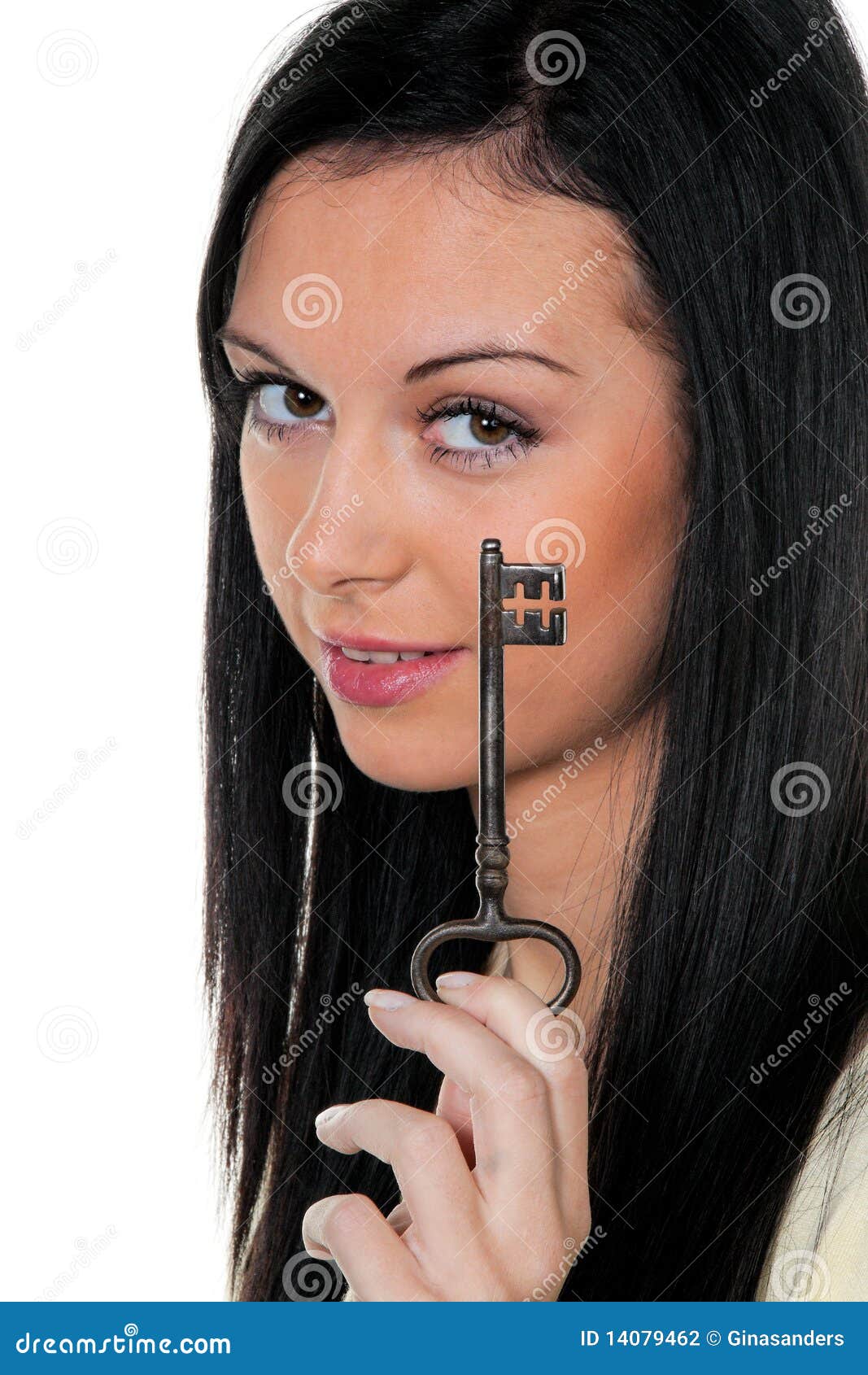 Woman with house keys stock photo. Image of encrypted - 14079462