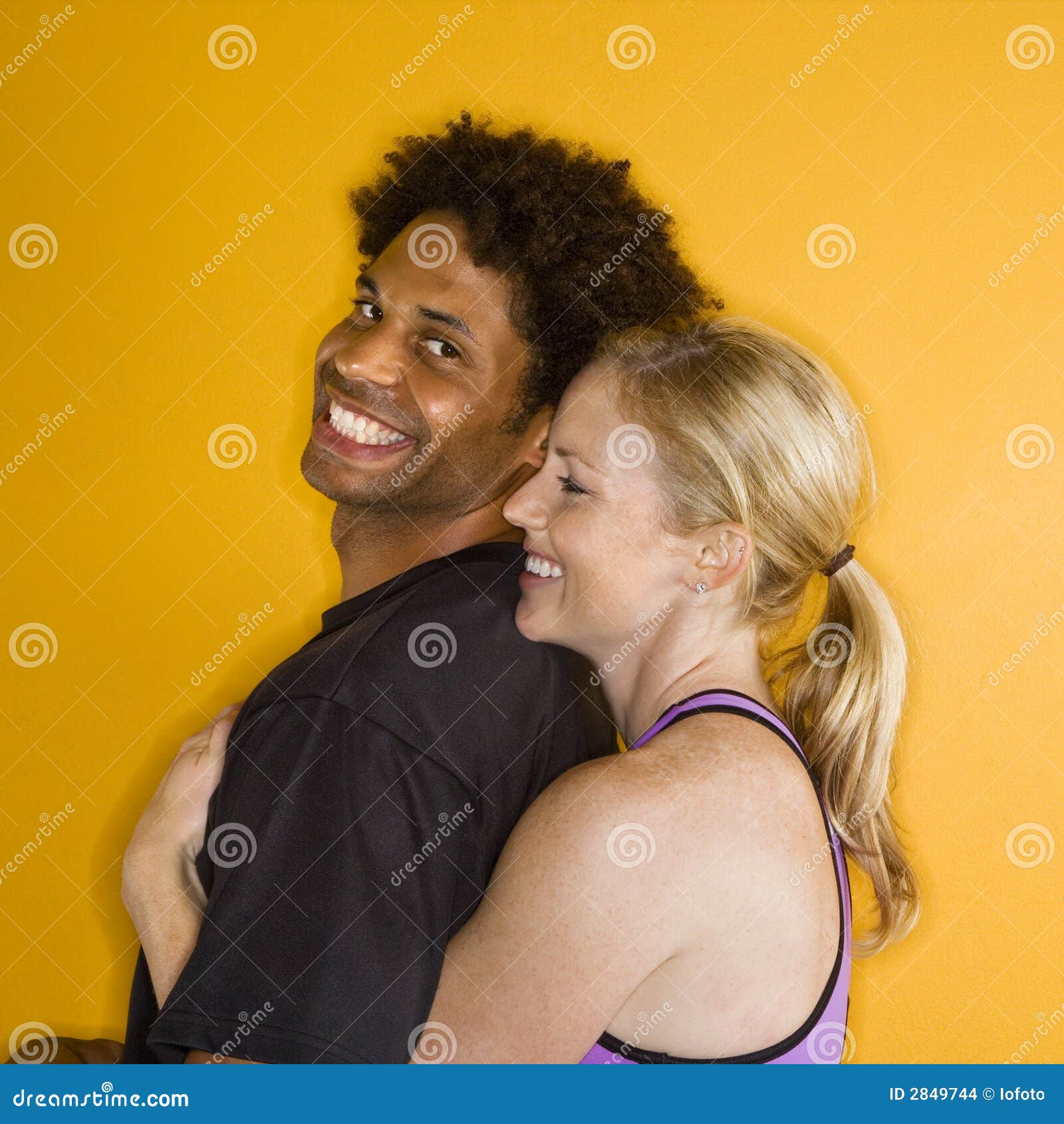Woman hugging man. stock photo. Image of expression, boyfriend - 2849744