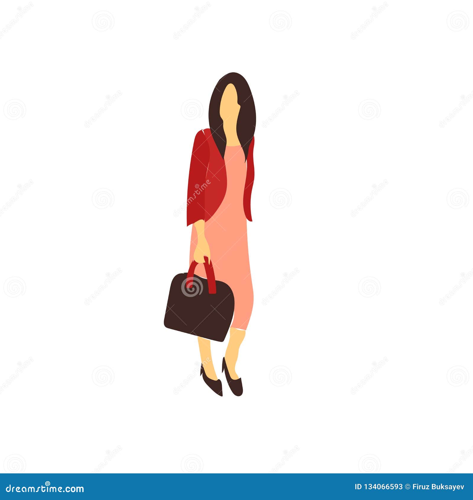 Woman Icon Vector Isolated on White Background, Woman Sign Stock Vector ...