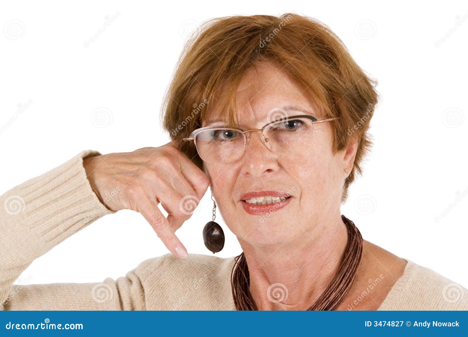 Woman imitating telephone stock image. Image of give, telephone - 3474827