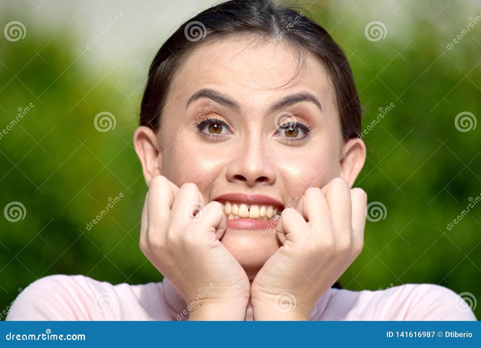 A Woman and Insecurity stock image. Image of pretty - 141616987