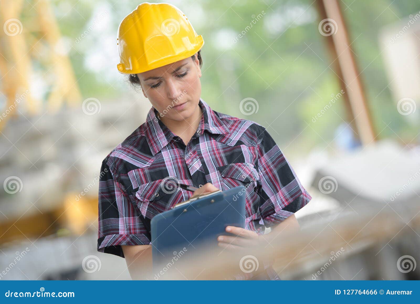 Woman Inspecting the Products Stock Photo - Image of worker, finance ...