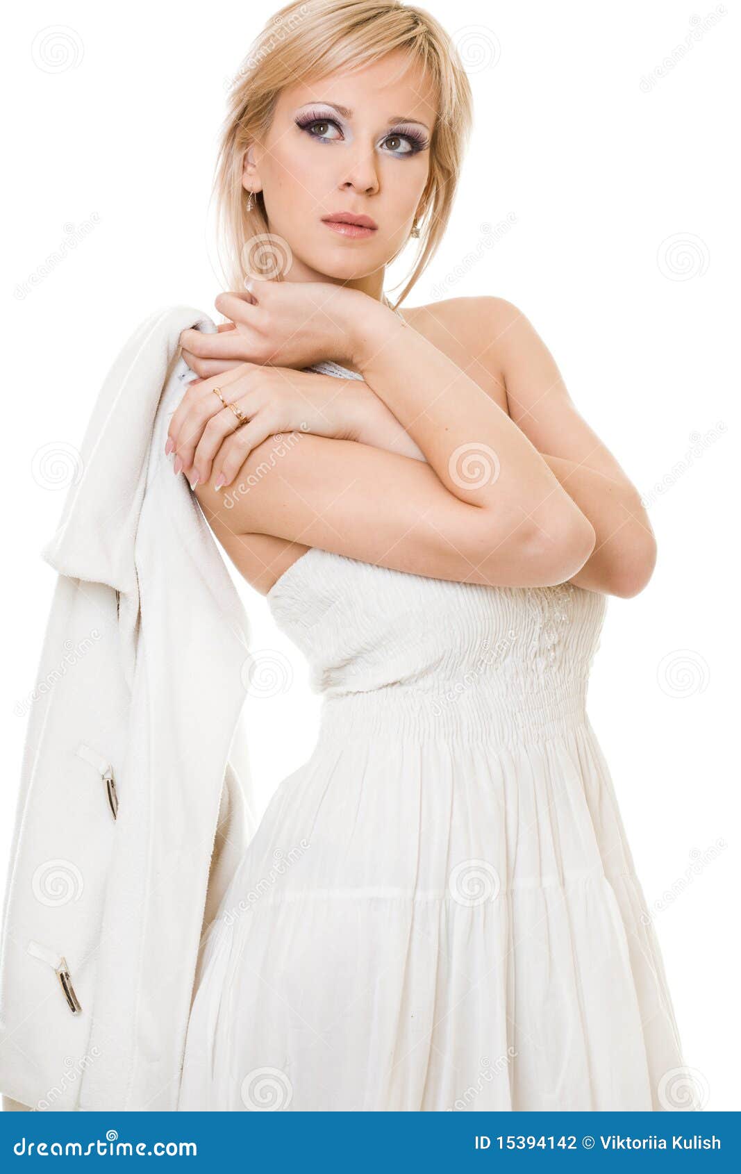 Woman isolated stock photo. Image of body, happy, lips - 15394142