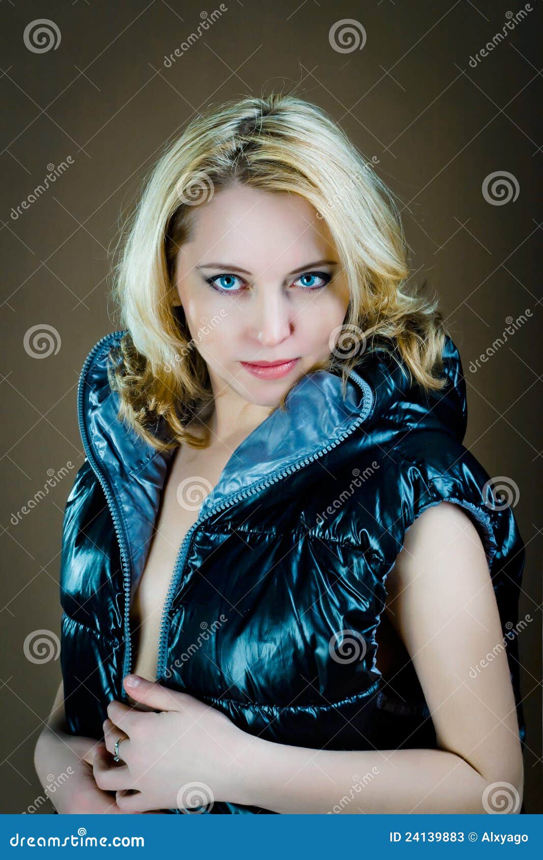 Woman in jacket stock image. Image of cool, adults, attractive - 24139883