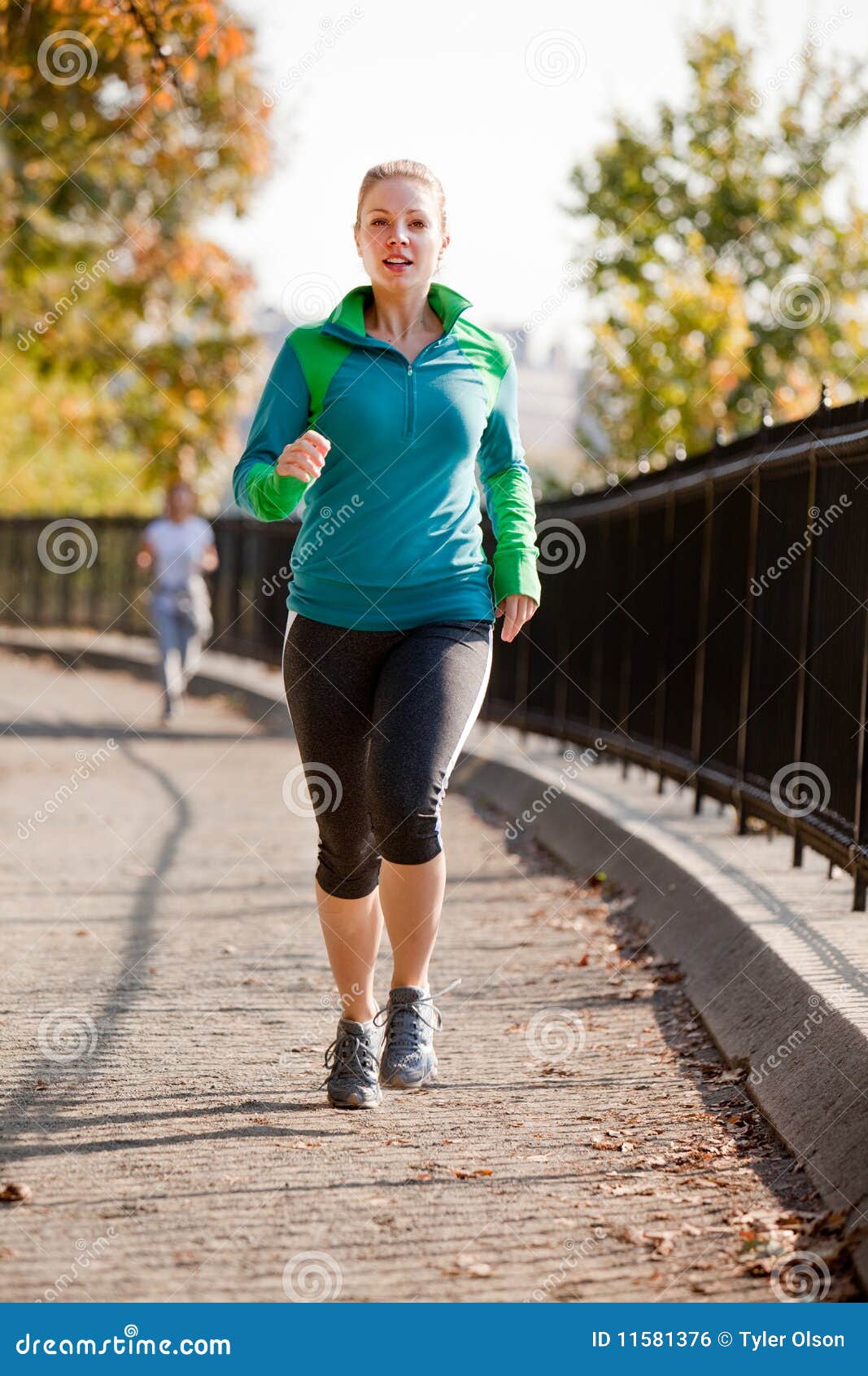 Woman Jog stock photo. Image of motion, happy, jogging - 11581376