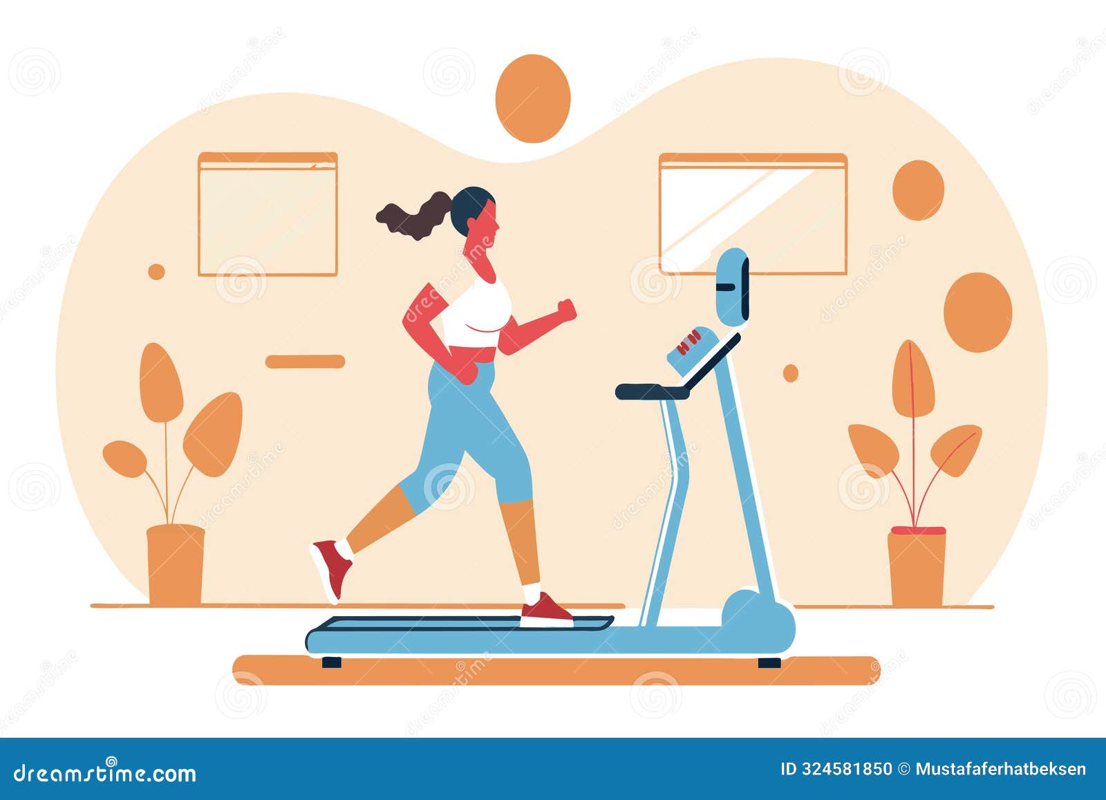 Home Treadmill Isolated Cartoon Vector Illustrations. | CartoonDealer ... Home Treadmill Isolated Cartoon Vector Illustrations. | CartoonDealer ...