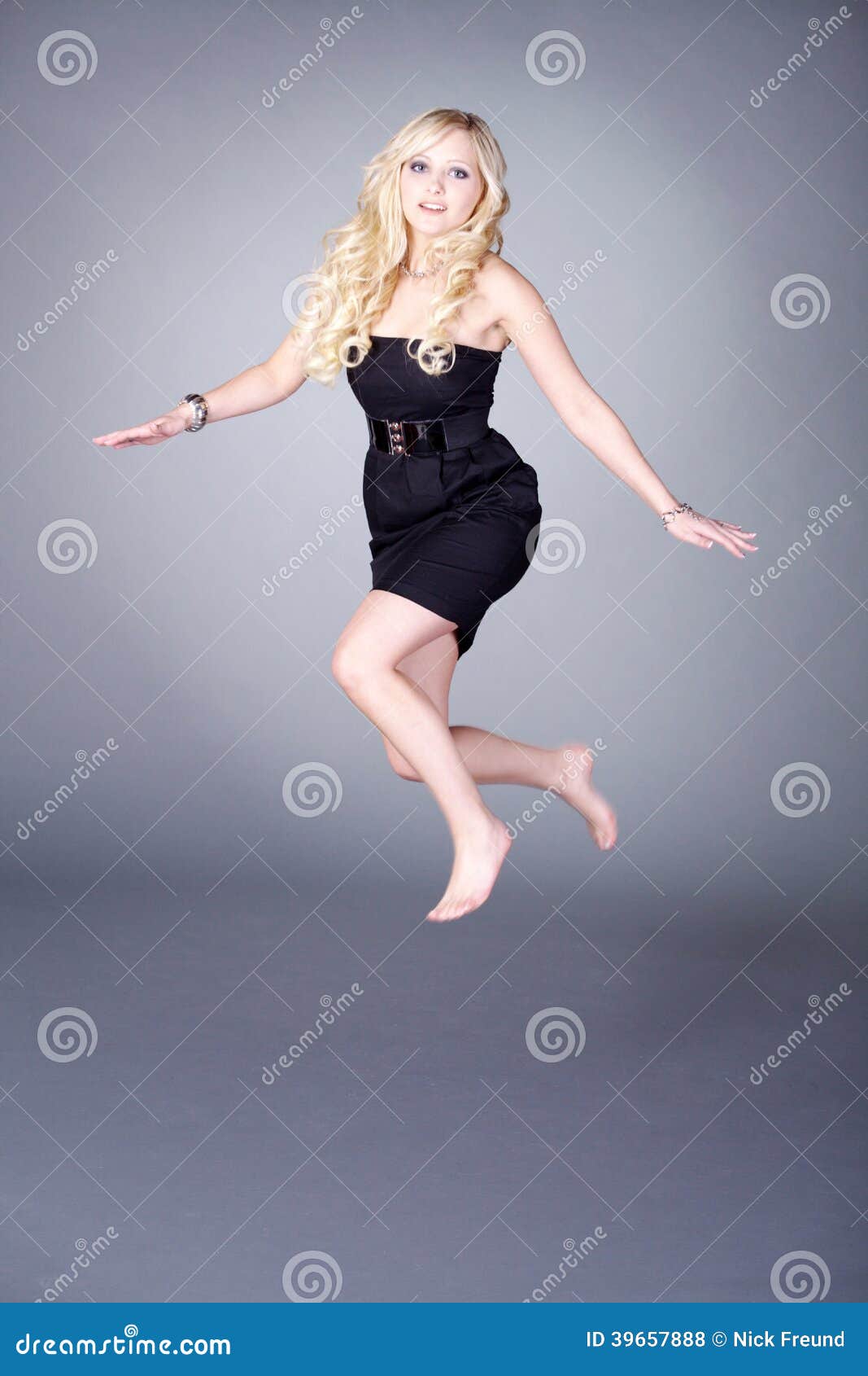 Woman jumping very high stock photo. Image of face, caucasian - 39657888