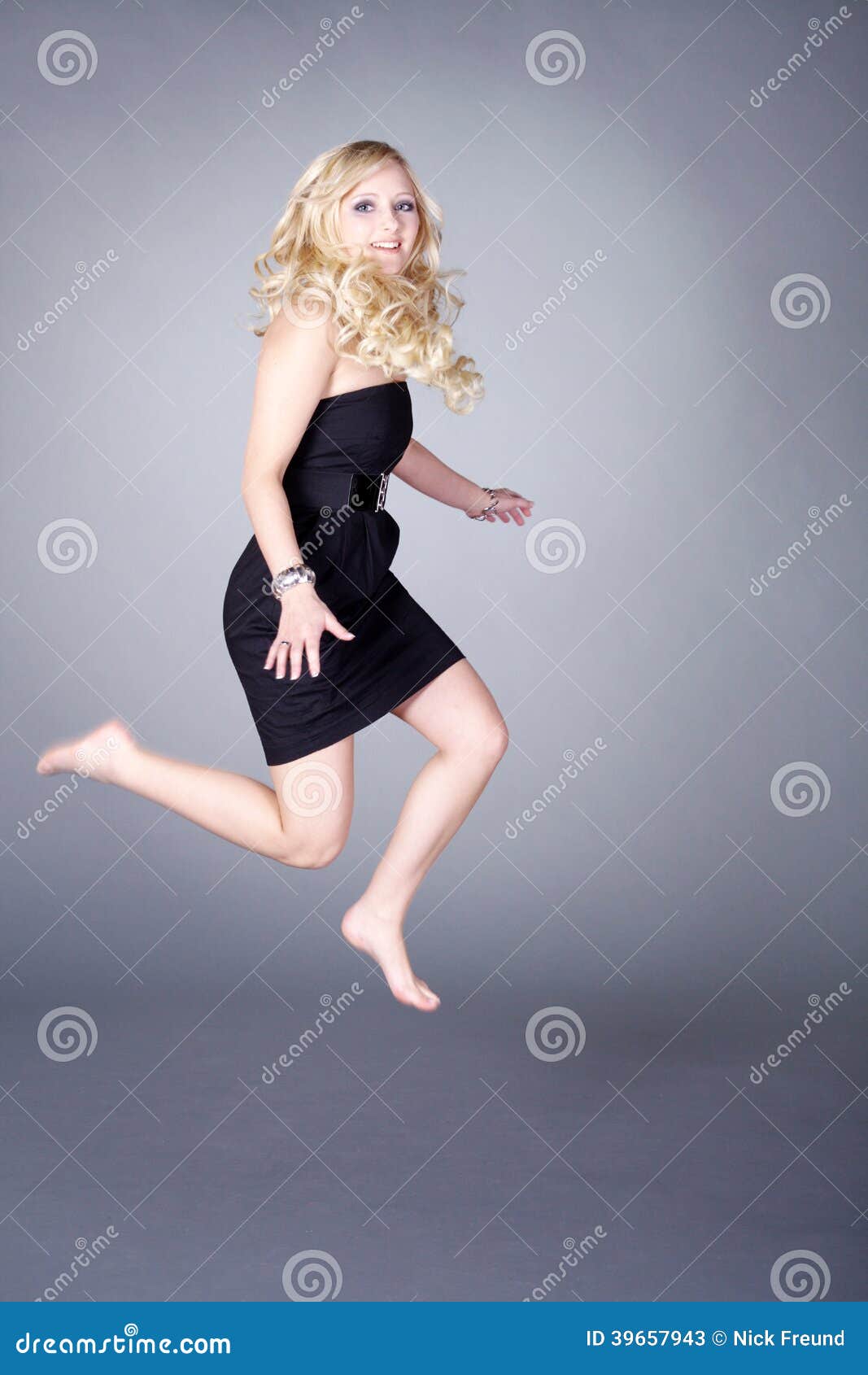 Woman jumping very high stock image. Image of model, figure - 39657943
