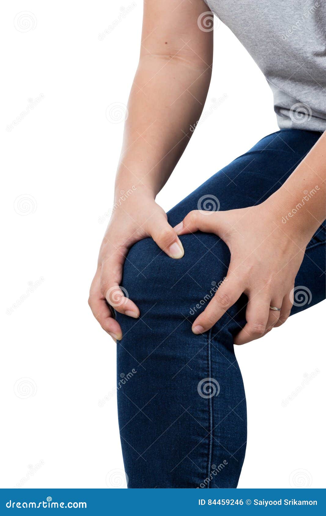 Woman with knee pain. stock photo. Image of knee, inflammation - 84459246