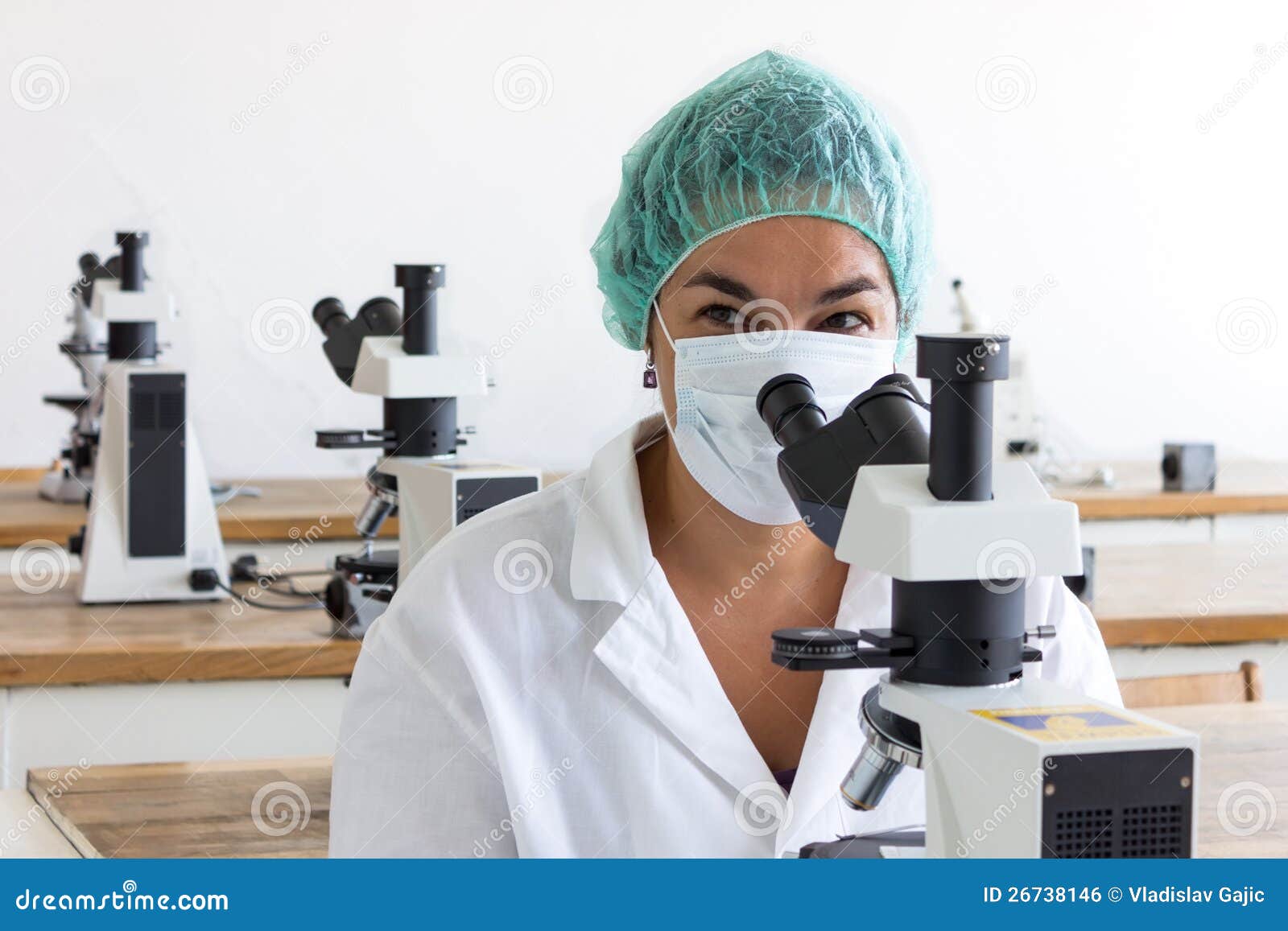 Woman in laboratory stock photo. Image of biochemistry - 26738146