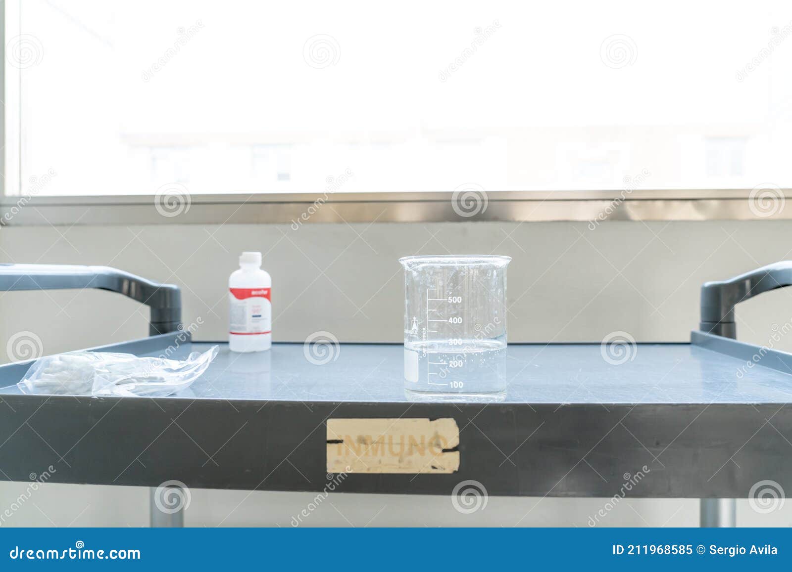 Woman in Laboratory Doing Tests for Vaccine Blood Extraction and ...