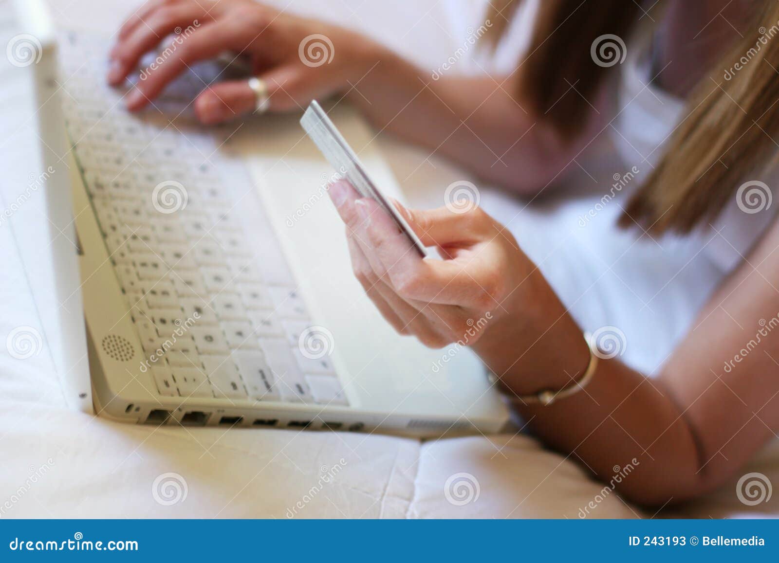 Woman and laptop stock image. Image of working, commerce - 243193